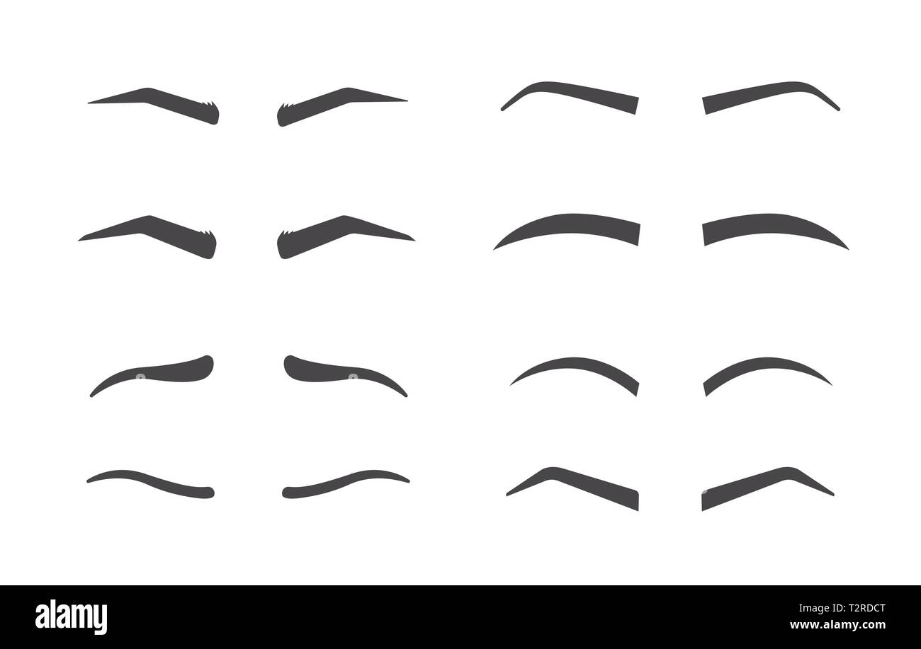 Thick Arched Eyebrows