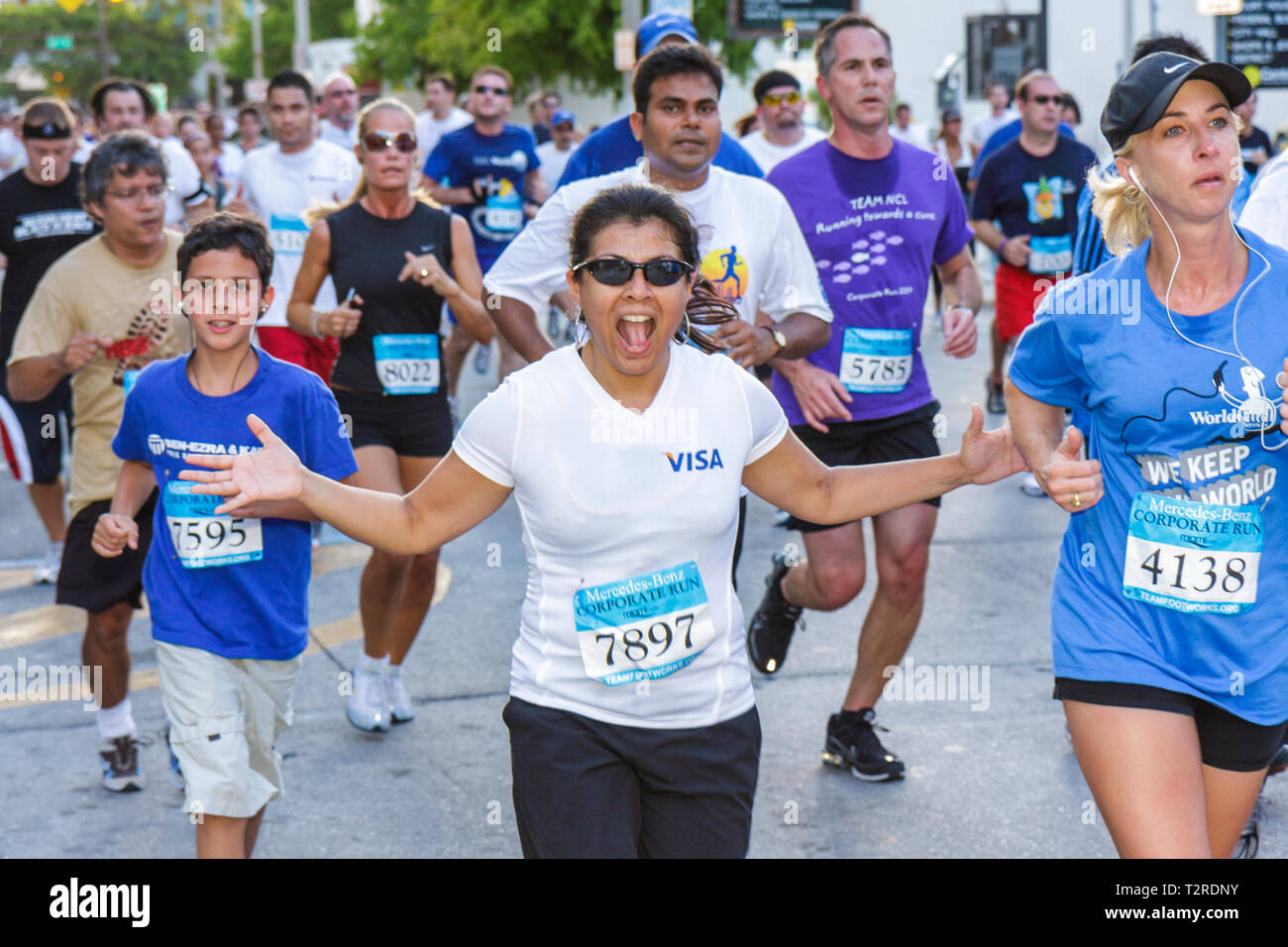 Miami Florida,Bayfront Park,Mercedes Benz Miami Corporate Run,community ...