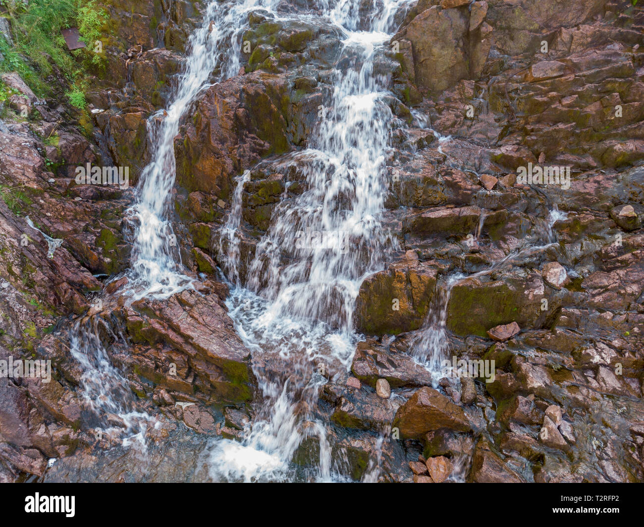 Aerial waterfall rainbow hi-res stock photography and images - Alamy