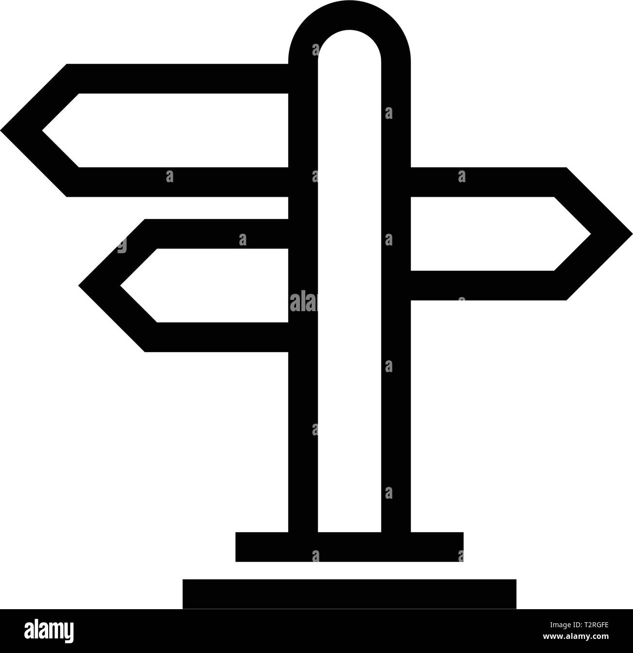 Concept signpost Black and White Stock Photos & Images - Alamy