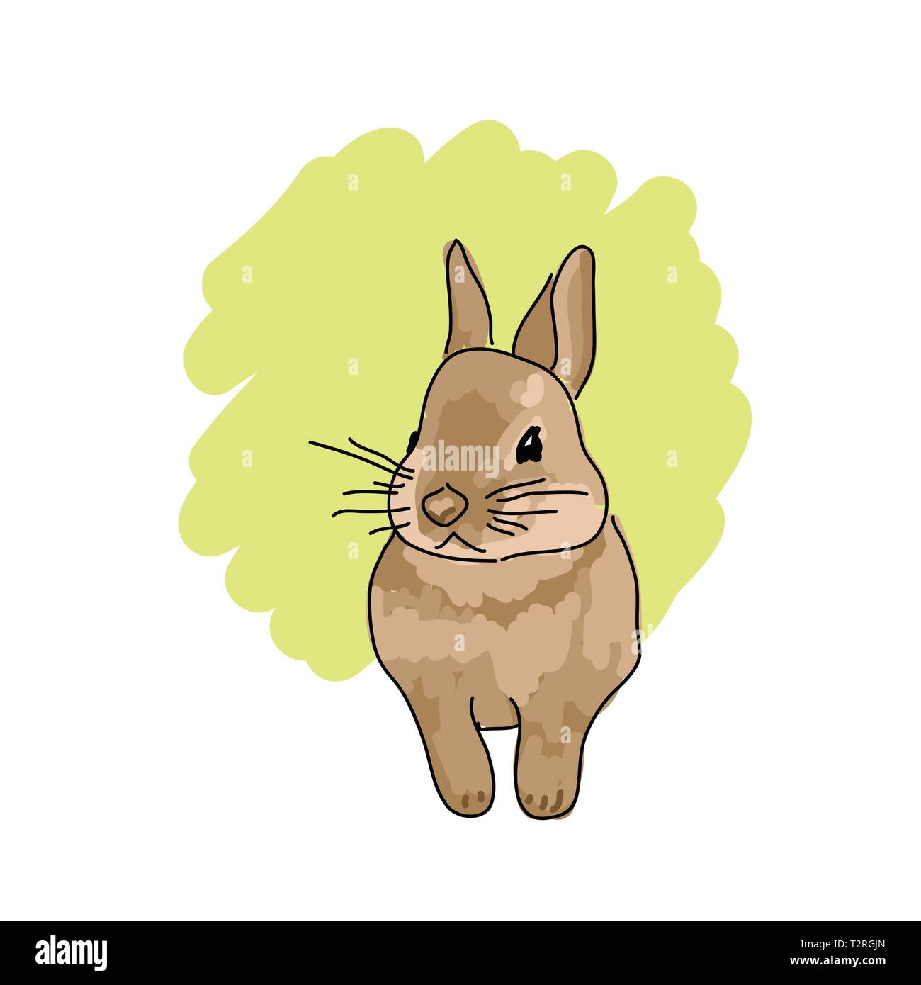 Bunny symbol Stock Vector Images - Alamy