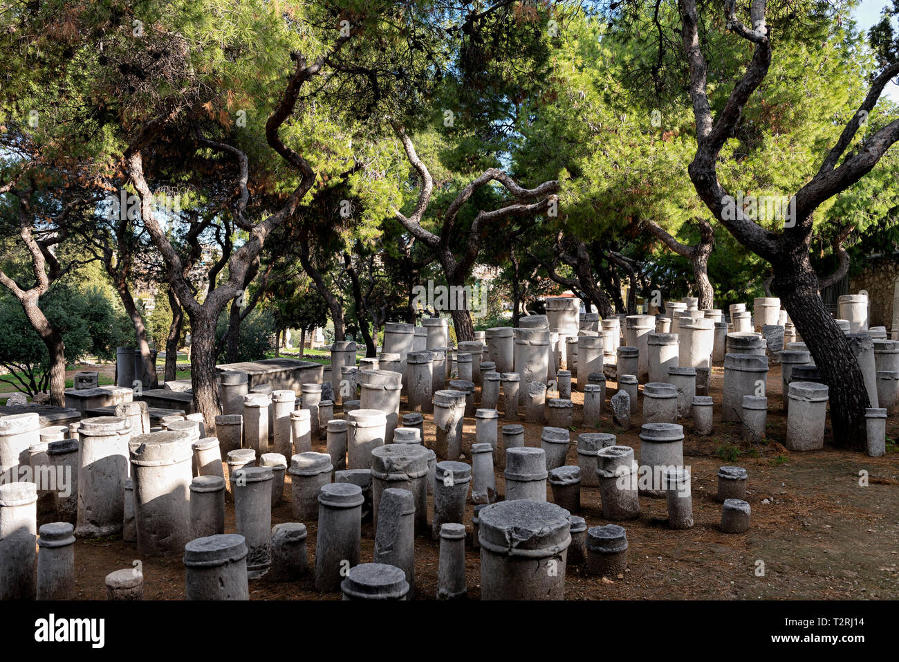 Athens grave markers greece hi-res stock photography and images - Alamy