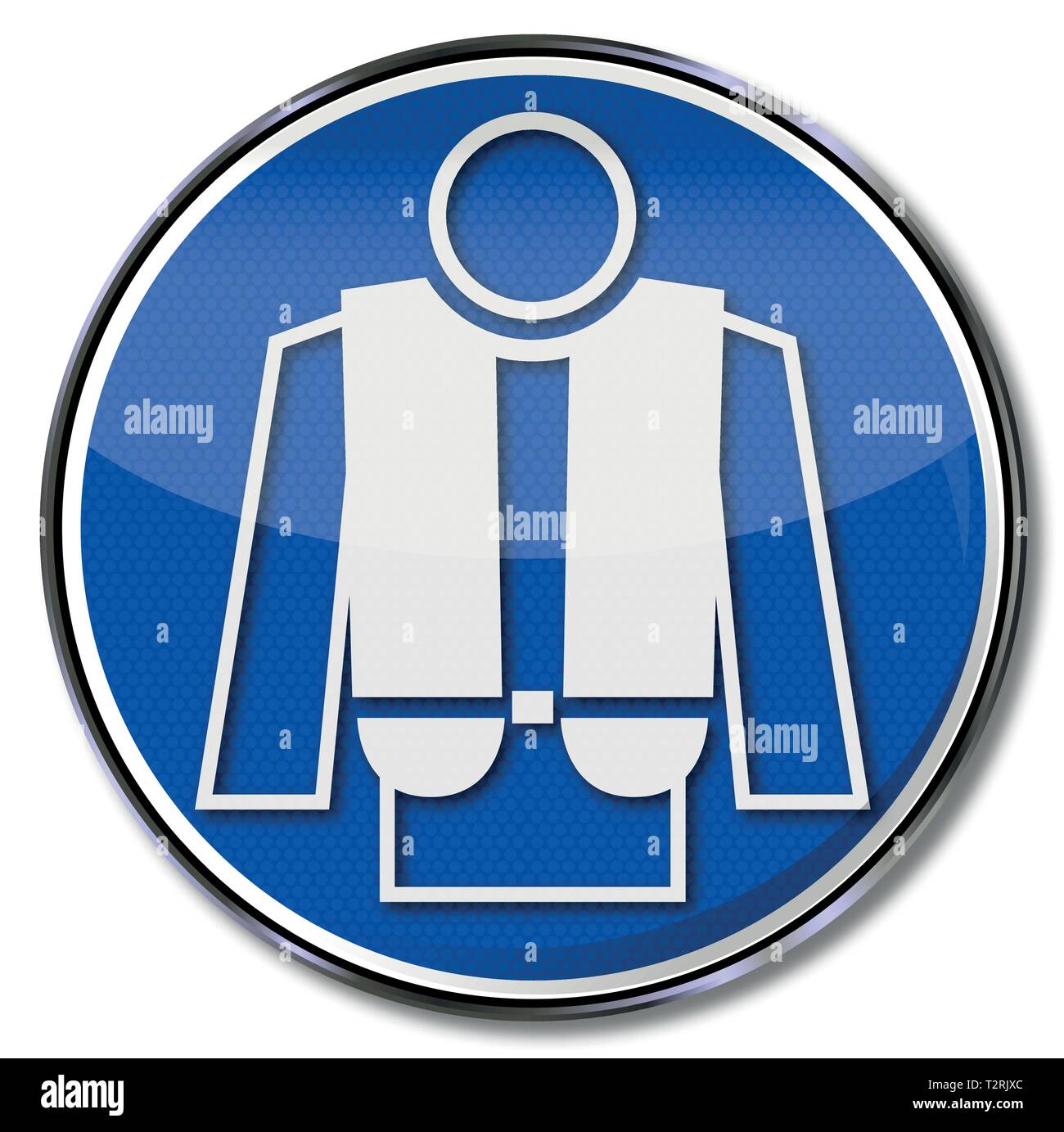 Pictogram safety vest life vest Stock Vector Images - Alamy