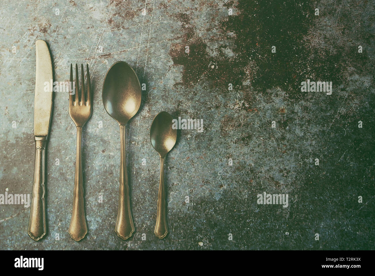 Old vintage kitchen chef knife hi-res stock photography and images - Alamy