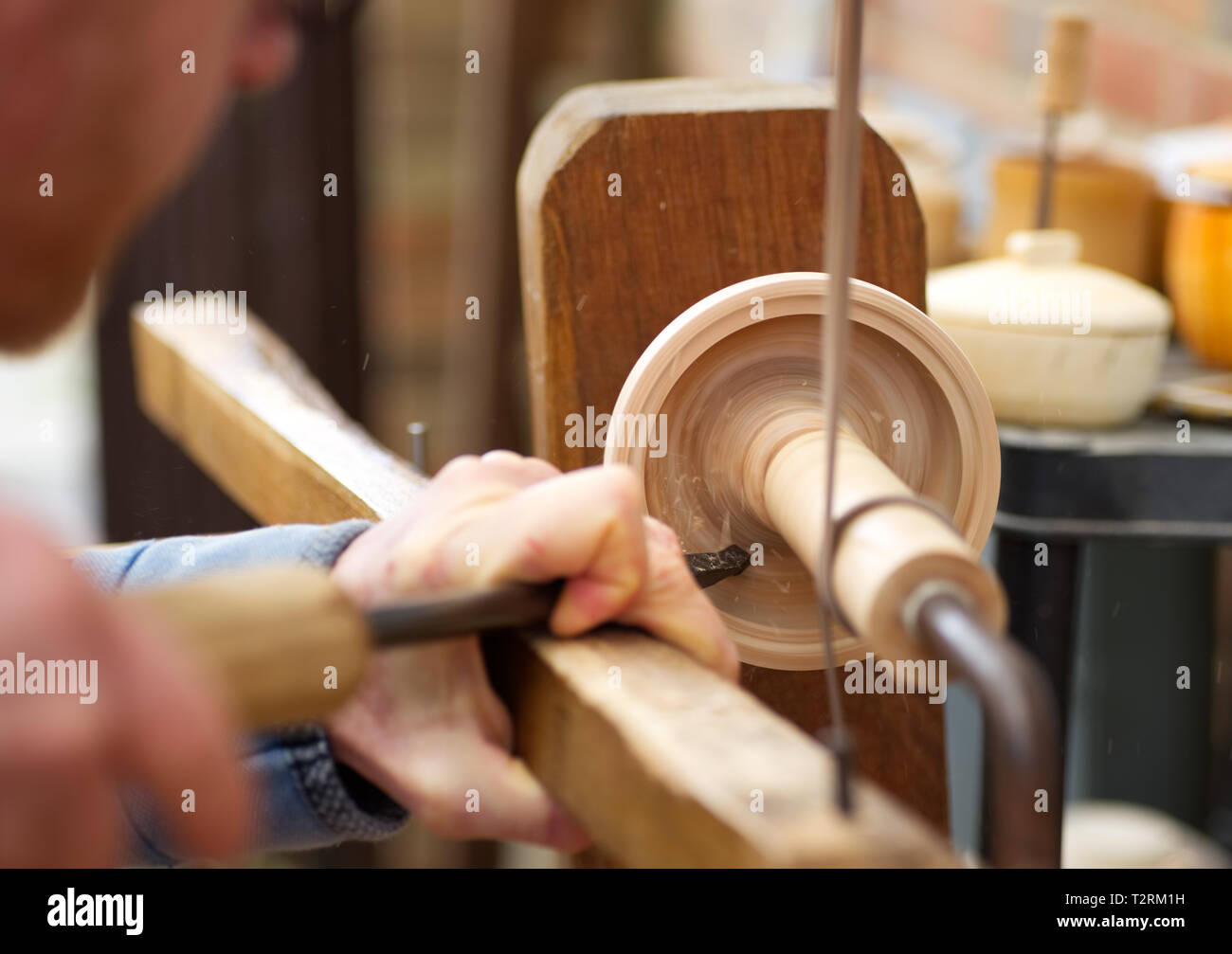 Pole lathe hi-res stock photography and images - Alamy