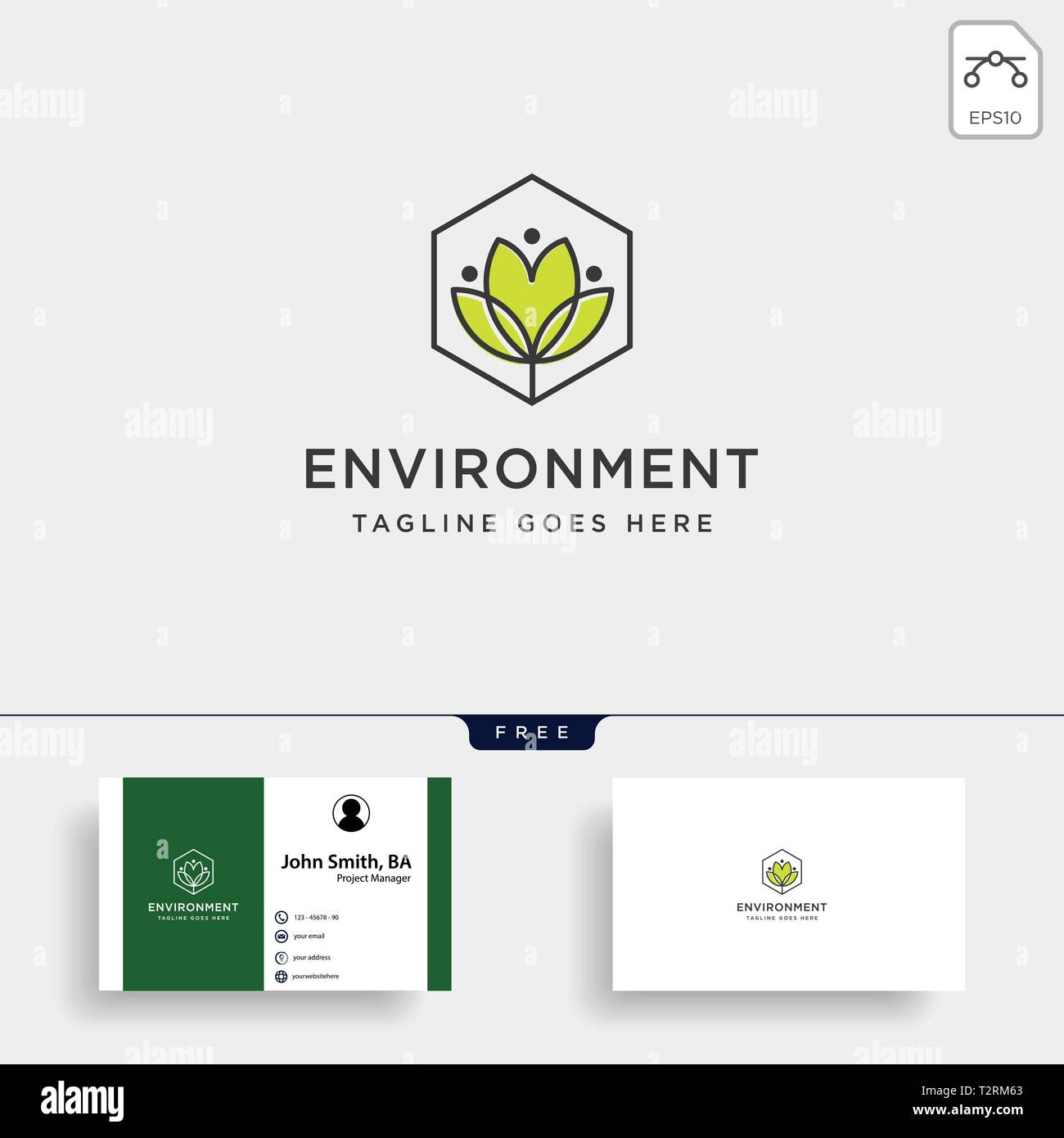 flower agriculture environment simple line logo template vector ...