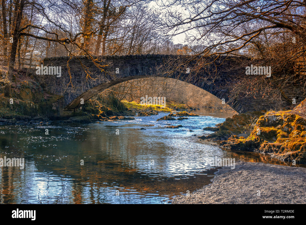 Clappersgate is a bridge in the South Lakeland District, in the county ...
