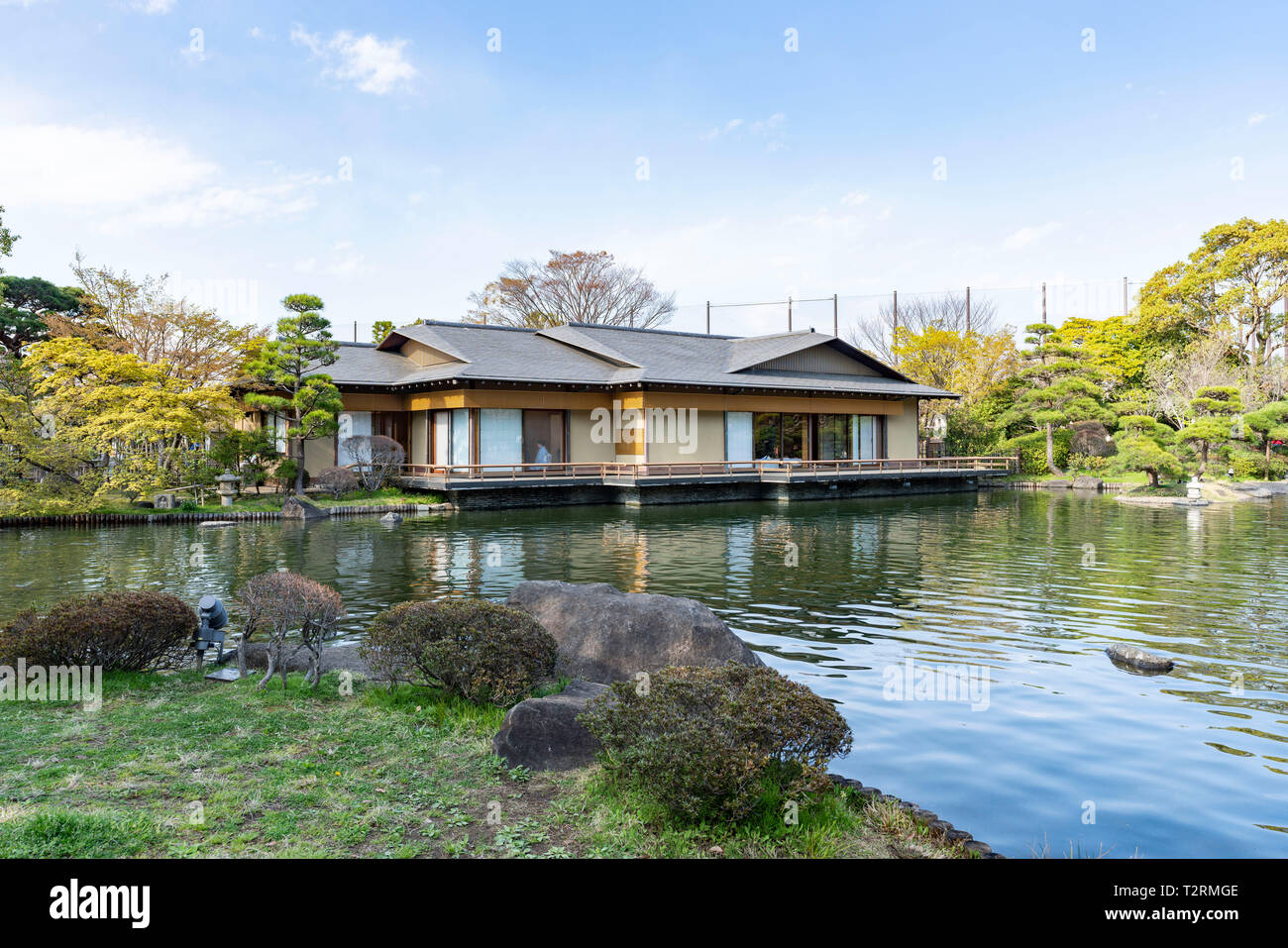 Gyosen Park Heisei Garden Genshin-an, Edogawa-Ku, Tokyo, Japan Stock ...