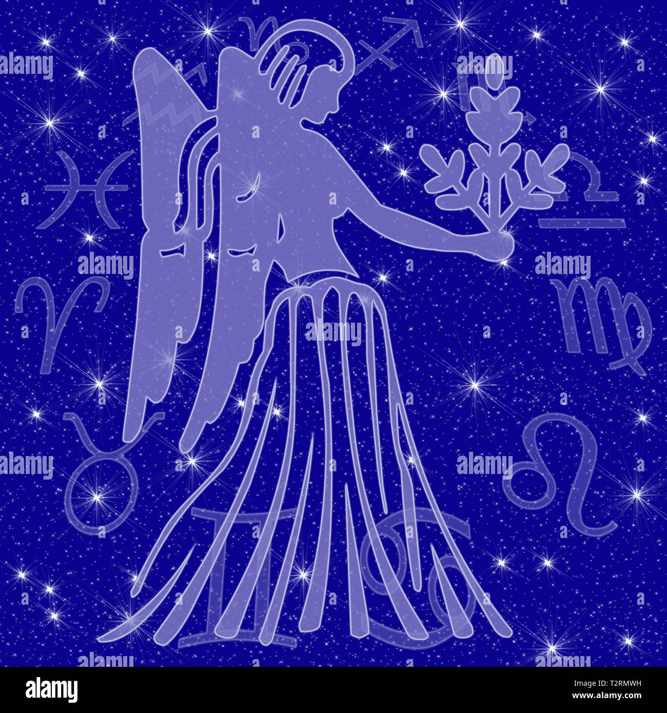 Zodiac signs in the sky hi-res stock photography and images - Alamy