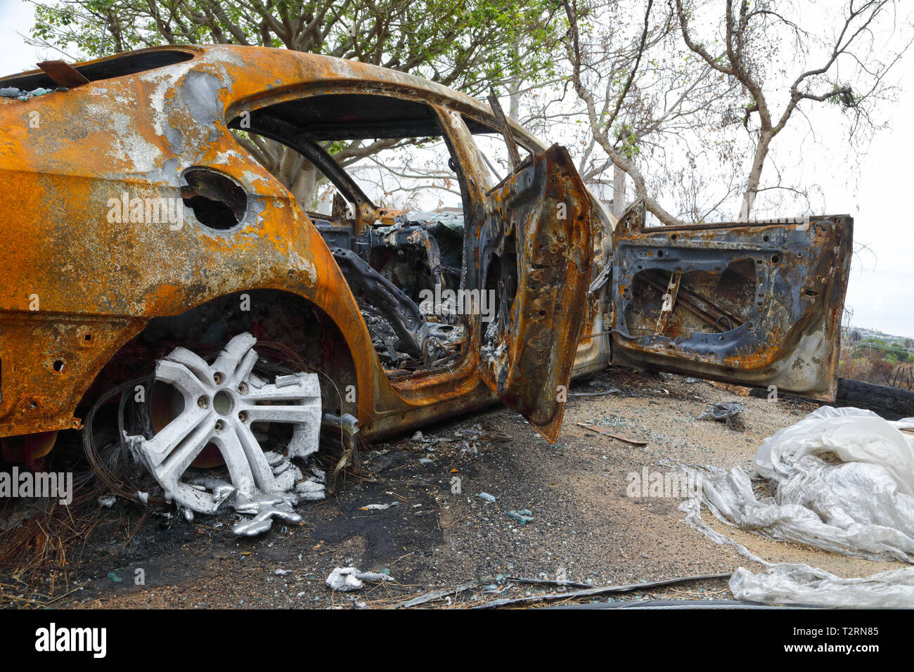 Melted car interior hi-res stock photography and images - Alamy