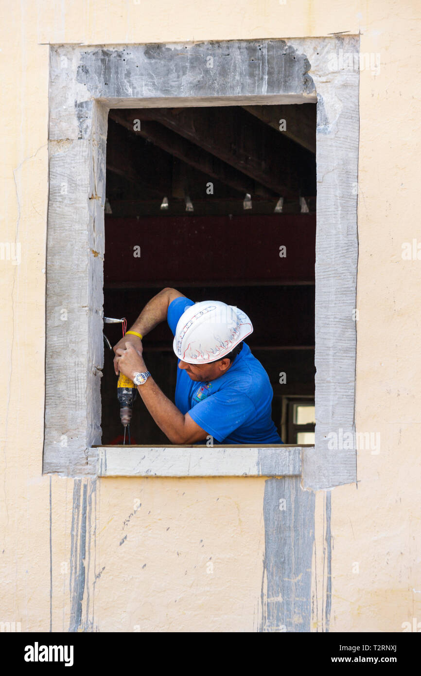 Miami beach florida hispanic construction hi-res stock photography and ...