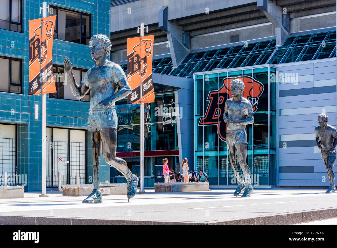 Terry Fox Memorial designed by Douglas Coupland, BC Place, Vancouver ...
