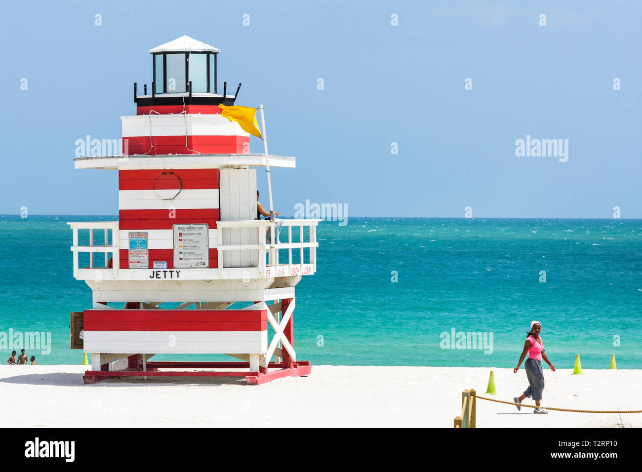 Female lifeguard on stand hi-res stock photography and images - Alamy