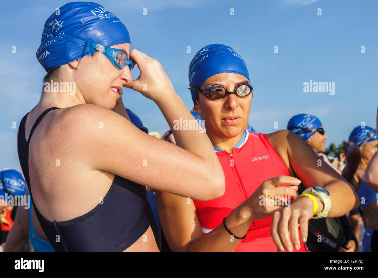 Female swimmer ocean hi-res stock photography and images - Alamy