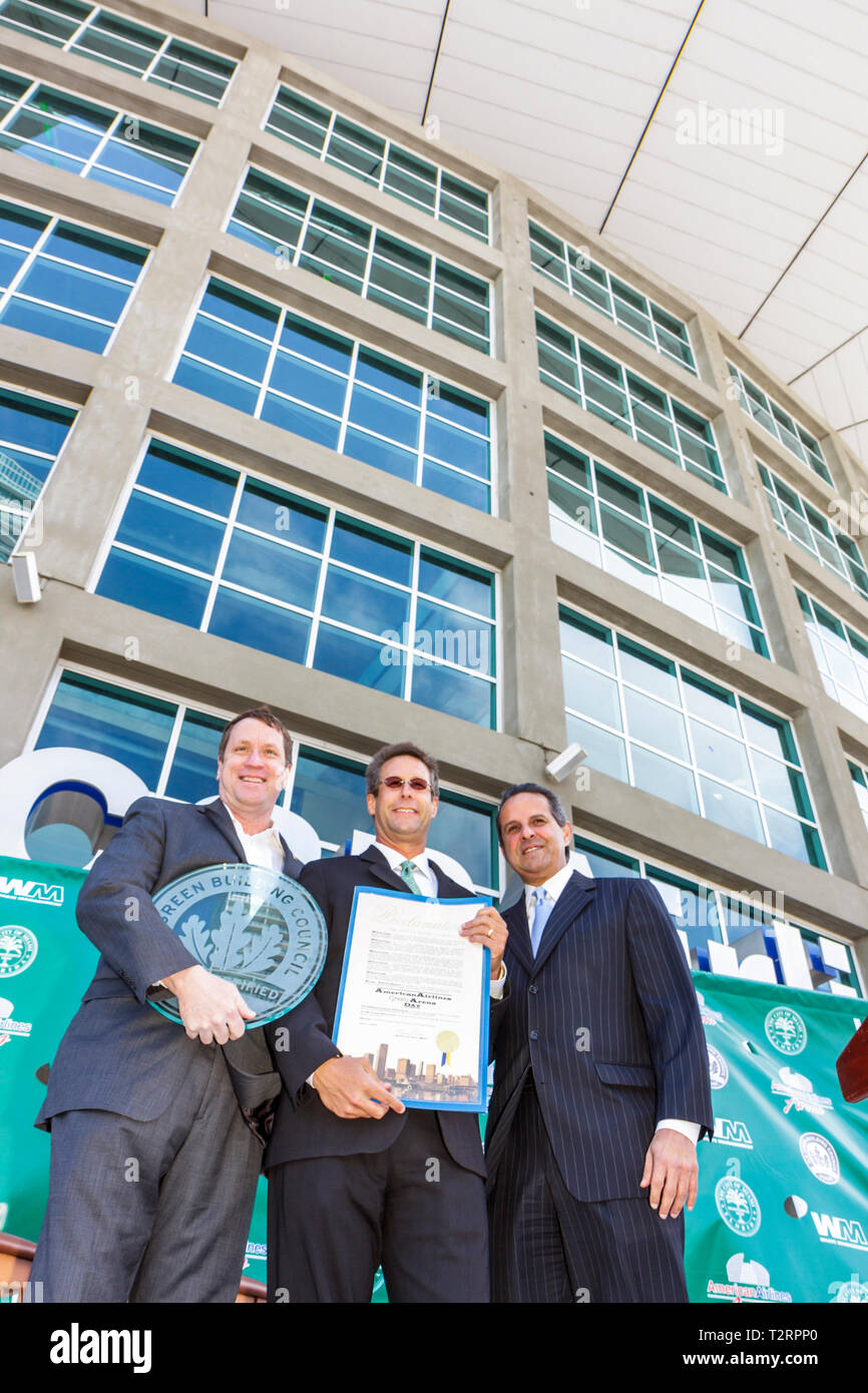 American airlines arena leed green building certification hi-res stock ...