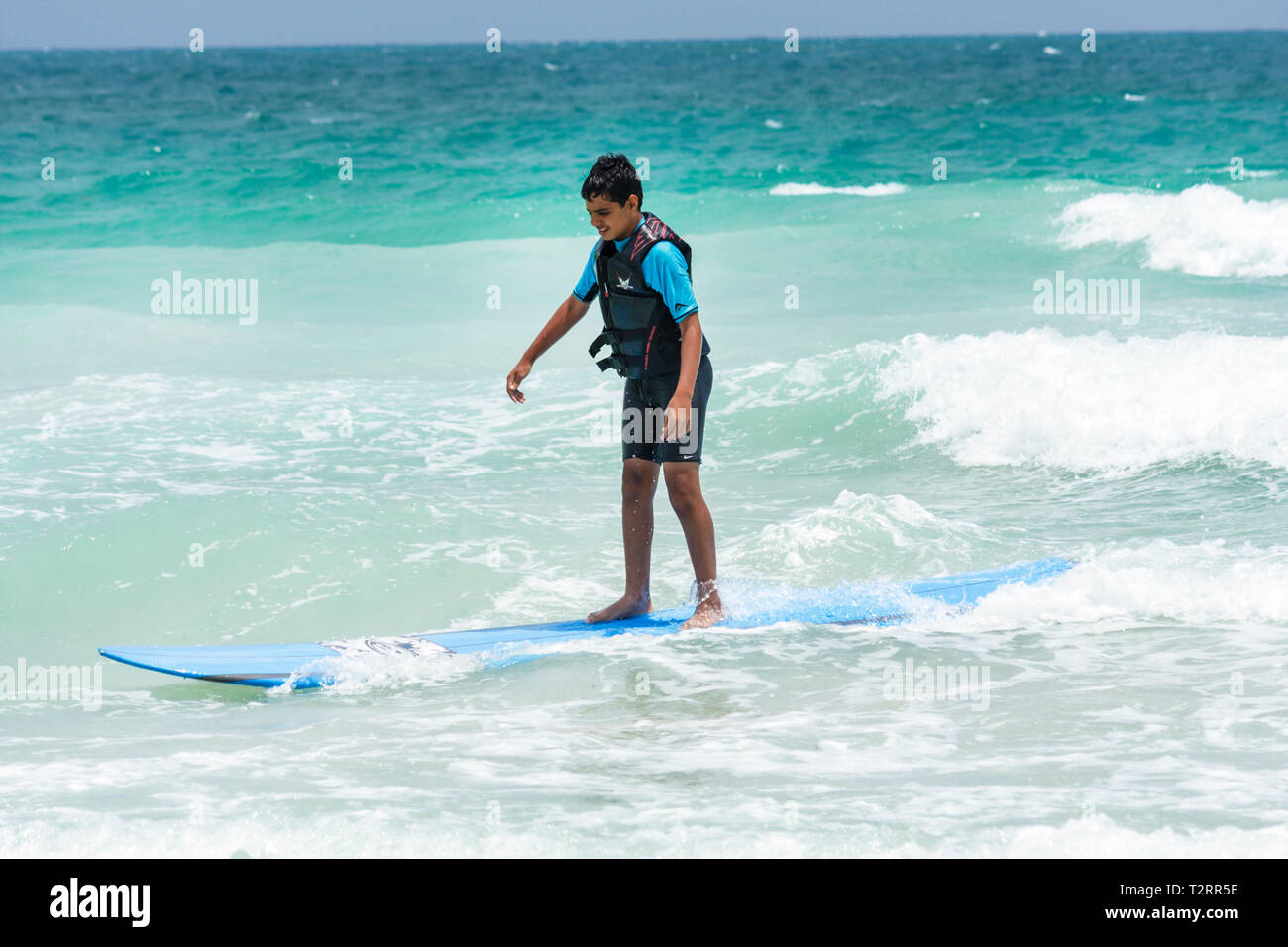 Miami Beach Florida,Atlantic Ocean water Recreation Department Surf ...