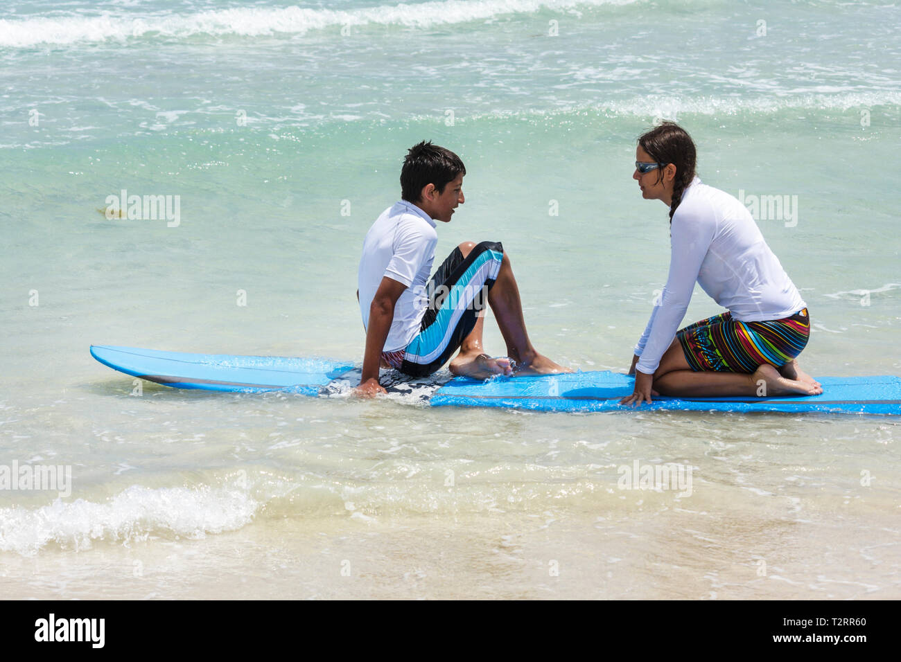 Miami Beach Florida,Atlantic Ocean water Recreation Department Surf ...