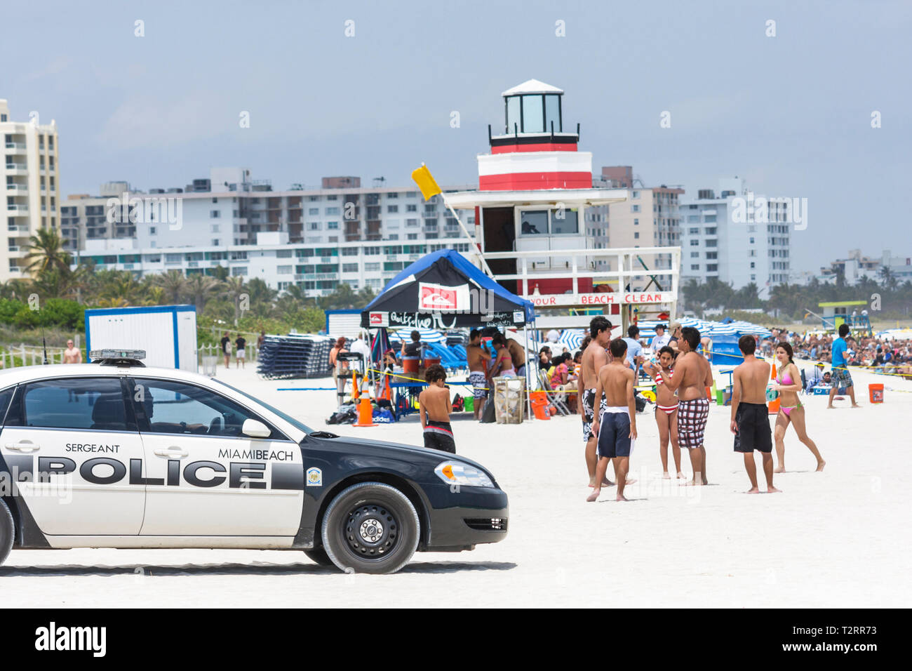 Female lifeguard on stand hi-res stock photography and images - Alamy