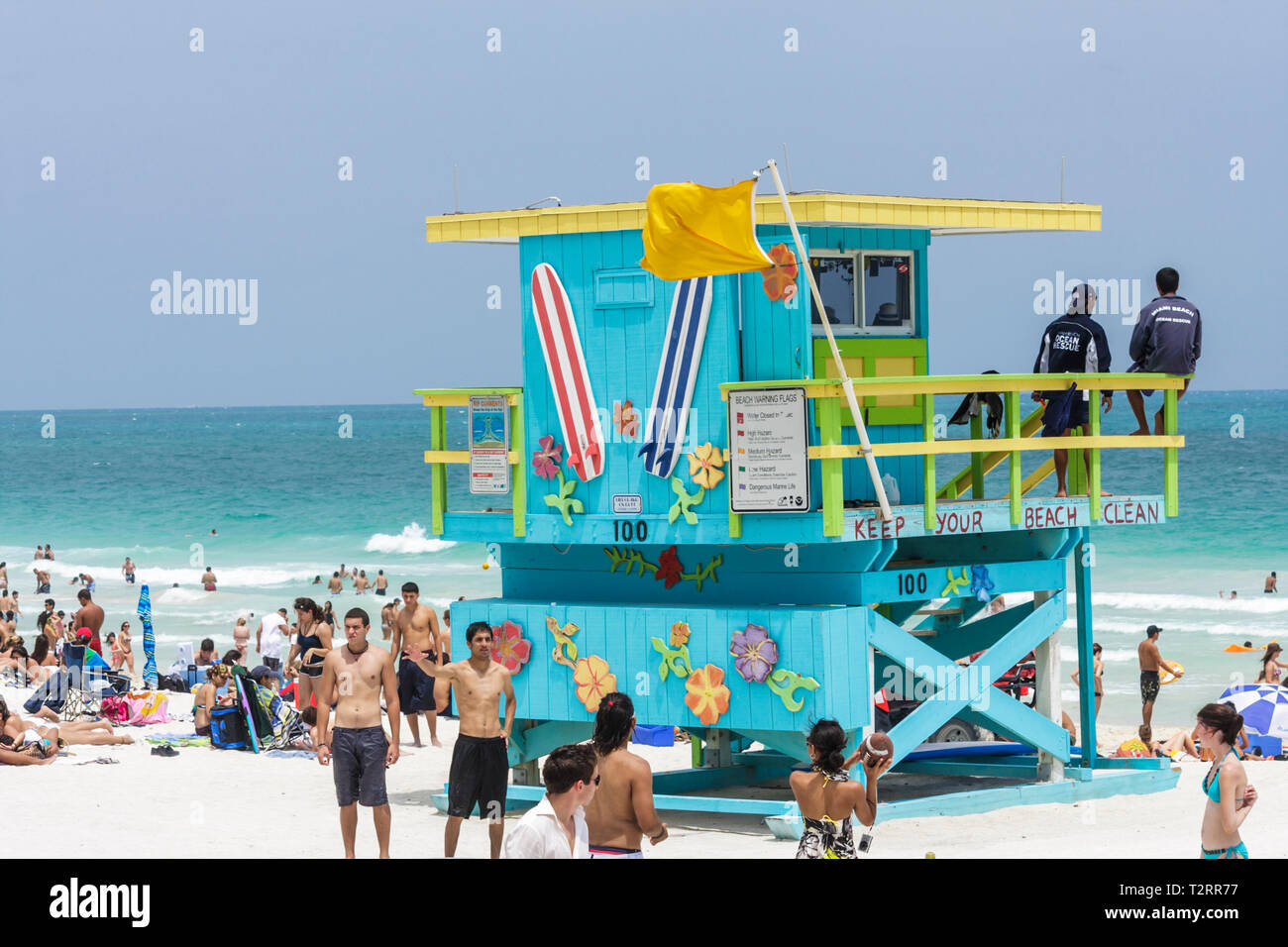 Female lifeguard on stand hi-res stock photography and images - Alamy