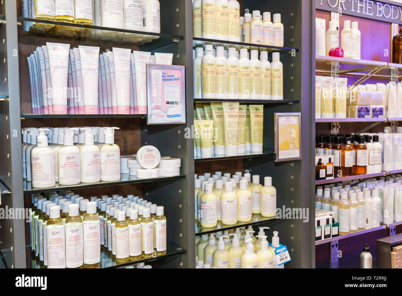 Skincare products display store hi-res stock photography and images - Alamy