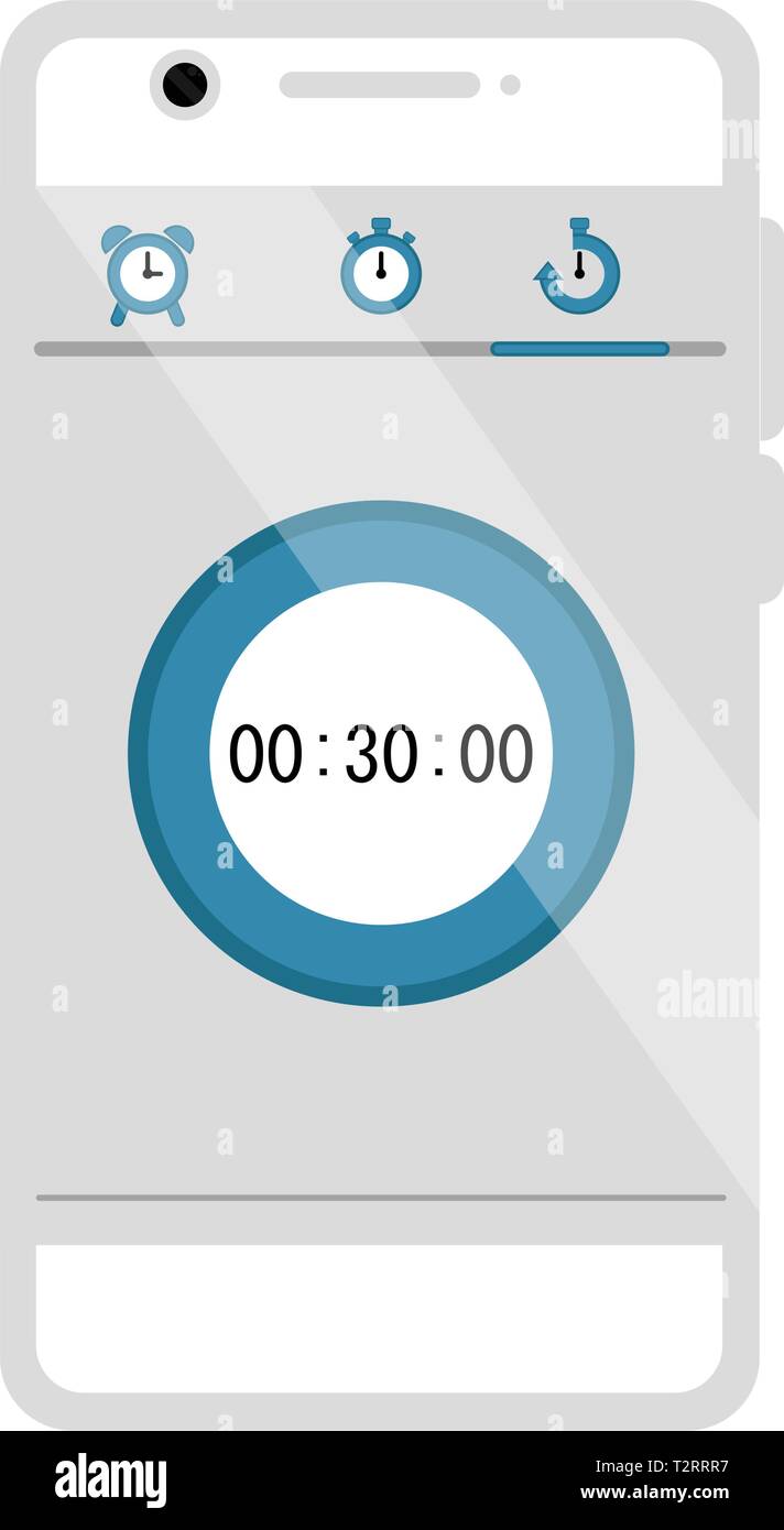 Chronometer timer device Stock Vector Images - Alamy