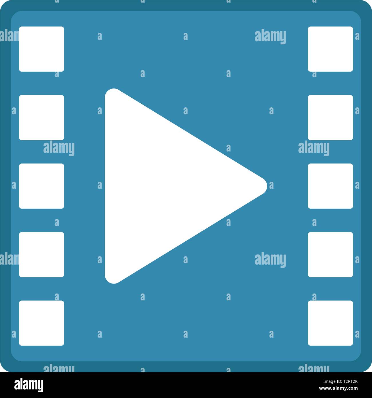 Movie play button icon. Vector illustration design Stock Vector Image ...