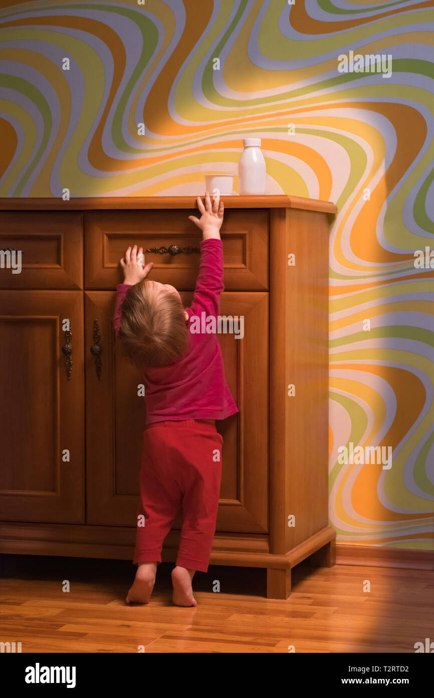 Kid Reach Out Hand High Resolution Stock Photography and Images - Alamy