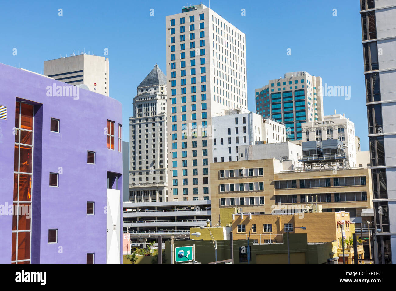 Miami Florida,downtown,urban,skyline,office building,old courthouse ...