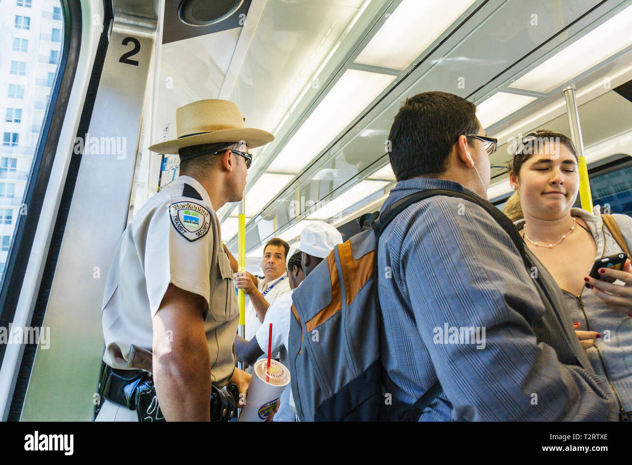 Miami Florida,Metromover,mass transit,public transportation,automated ...