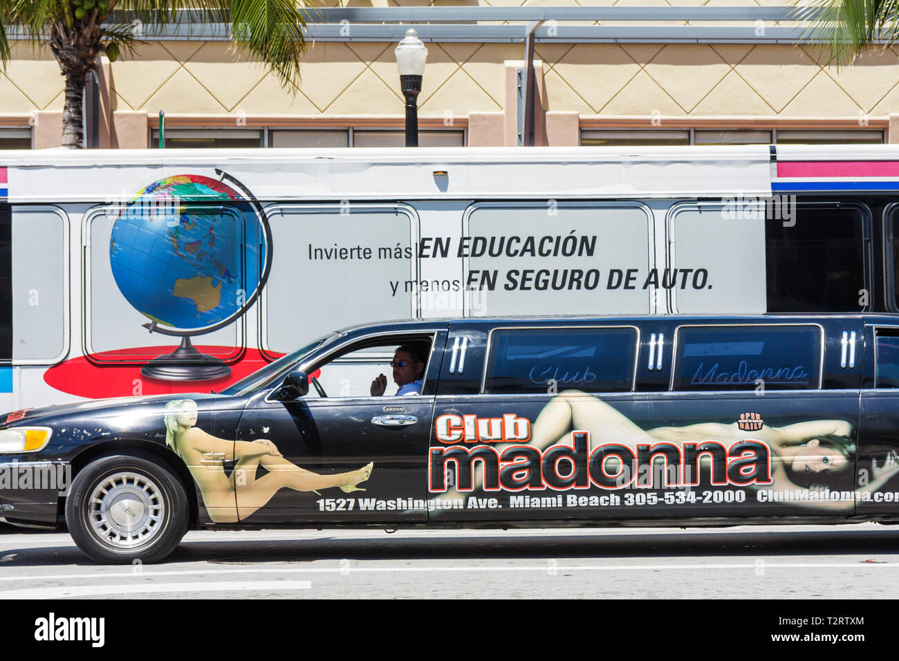 Miami Beach Florida,Washington Avenue,Club Madonna,strip club,adult ...
