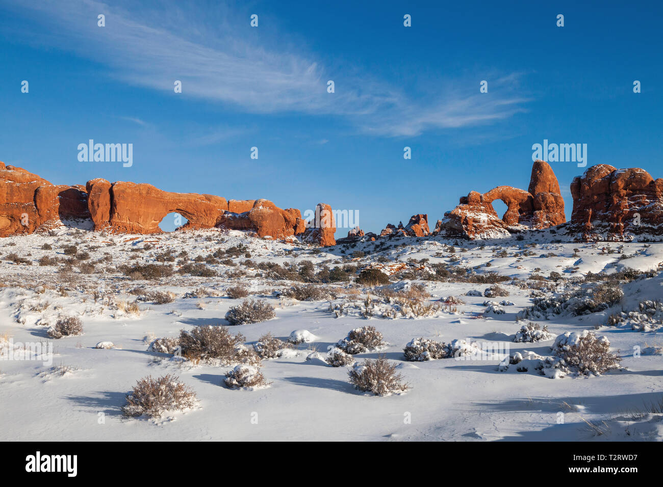 North Window and Turret Arch in winter, Windows Sections, Arches ...