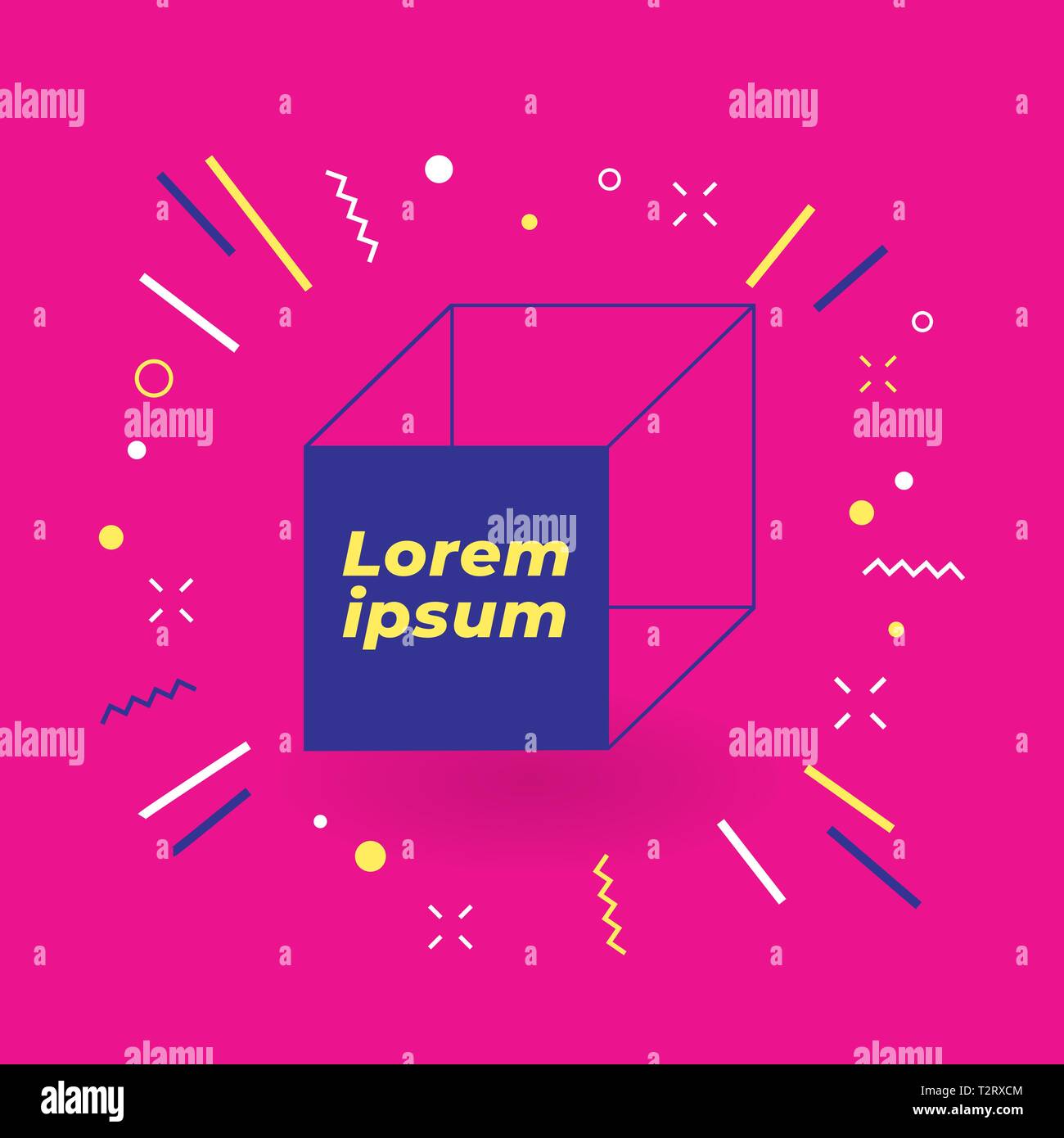 Modern square abstract background design Stock Vector Image & Art - Alamy