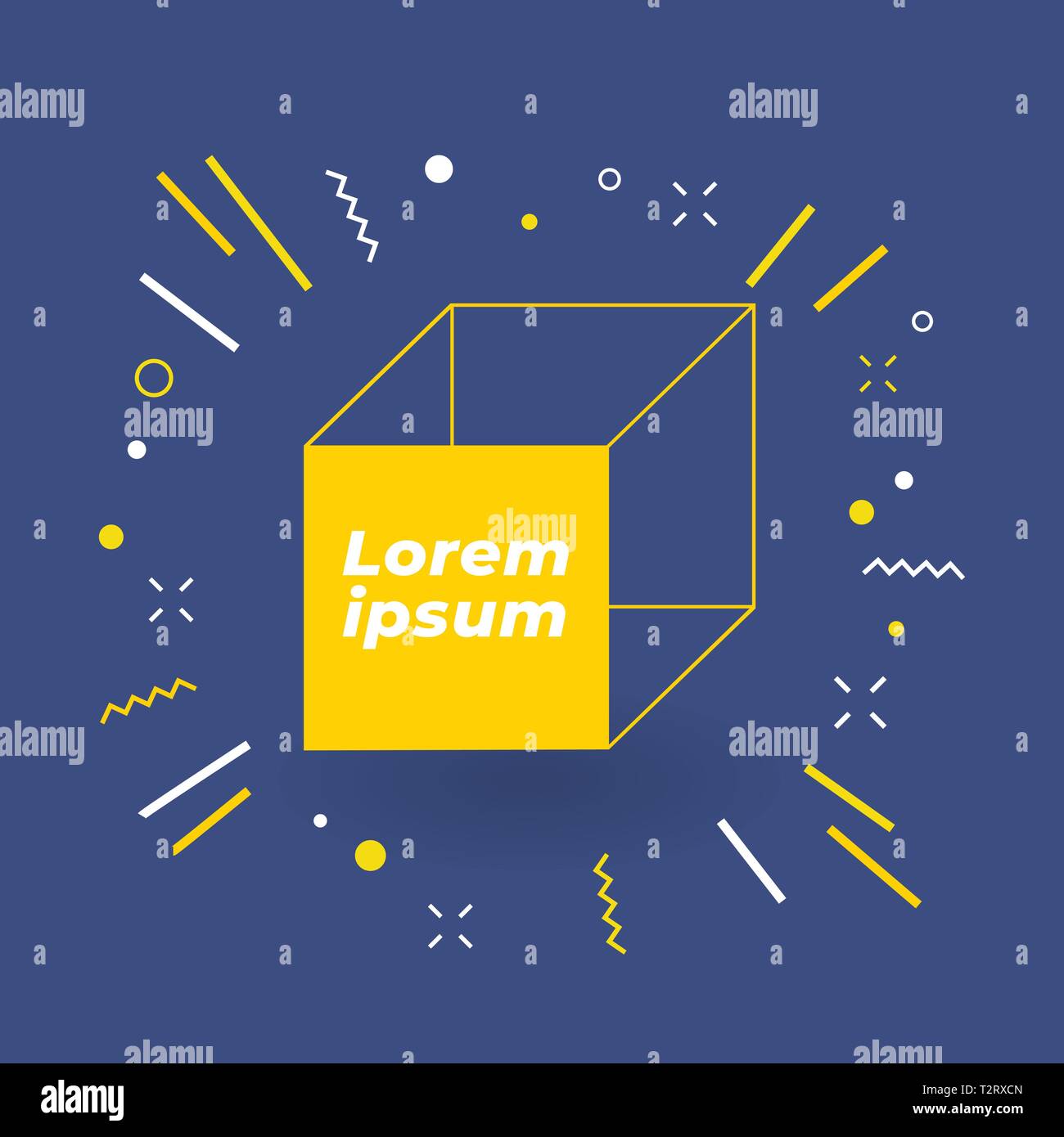 Modern square abstract background design Stock Vector Image & Art - Alamy