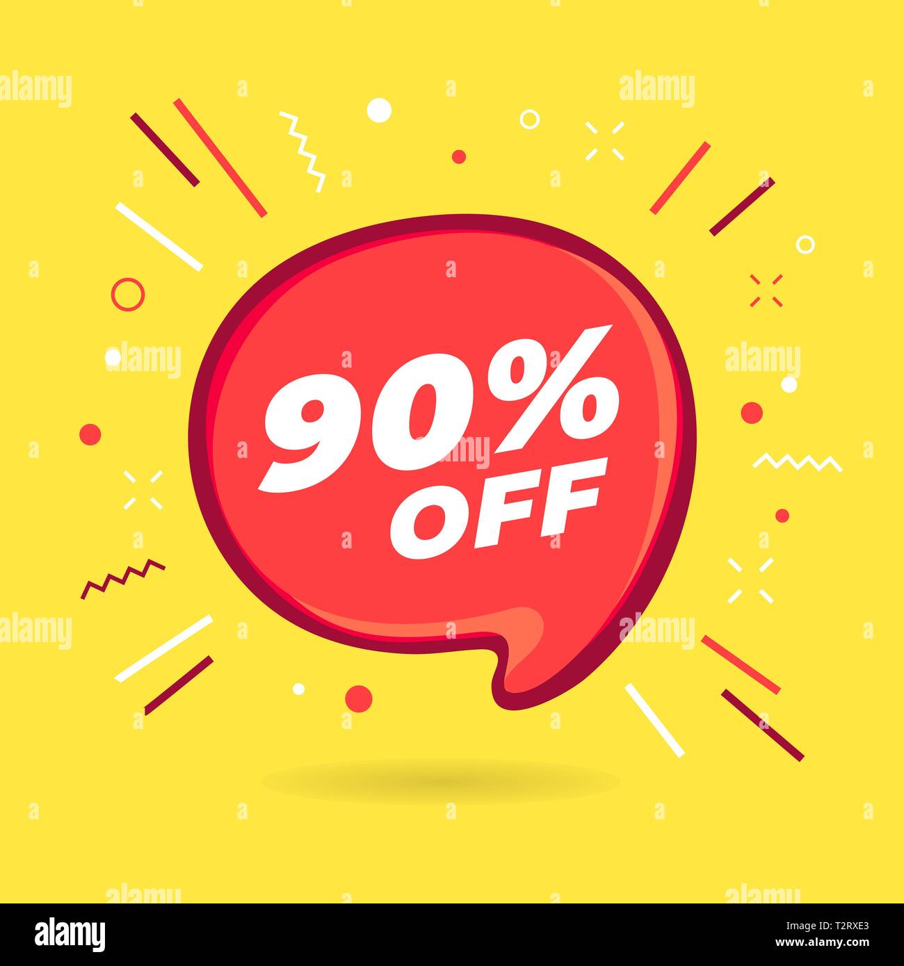 90 sale Stock Vector Images - Alamy