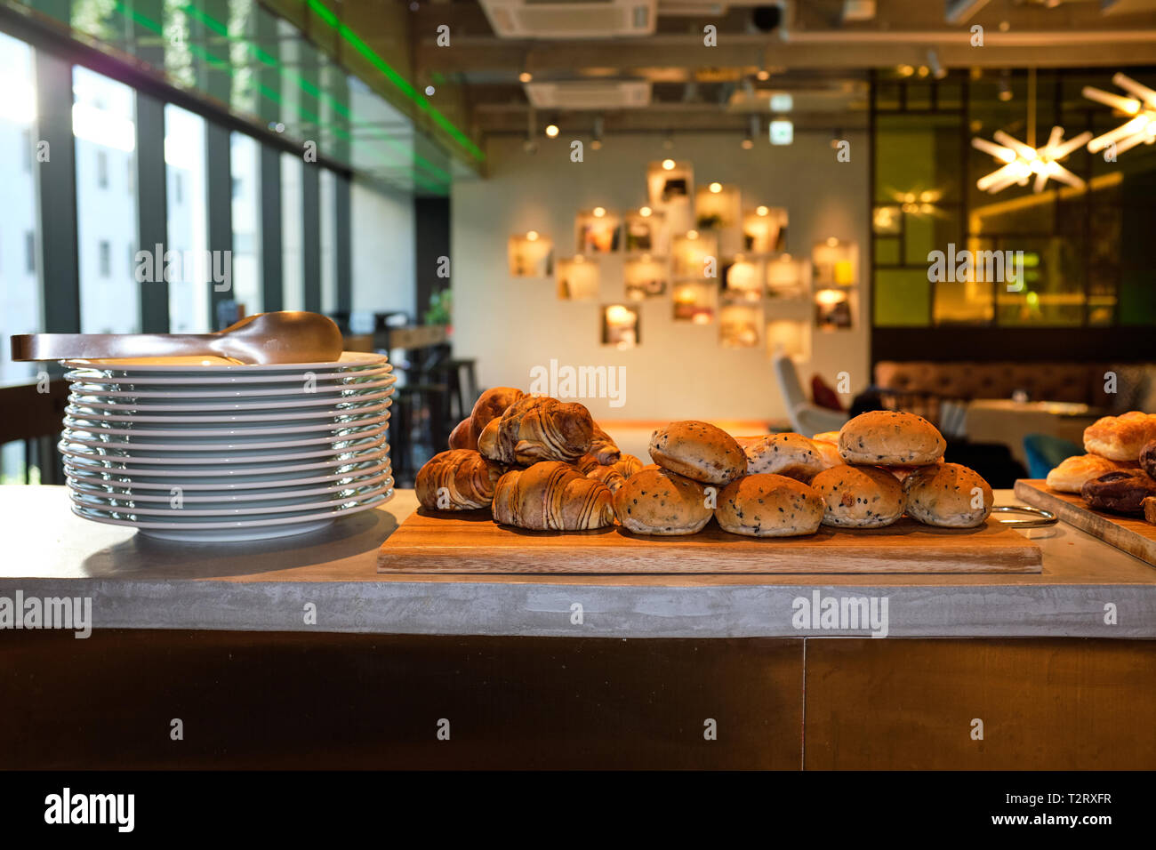 Pictured is breakfast at Millennials Shibuya a capsule hotel at Tokyo ...