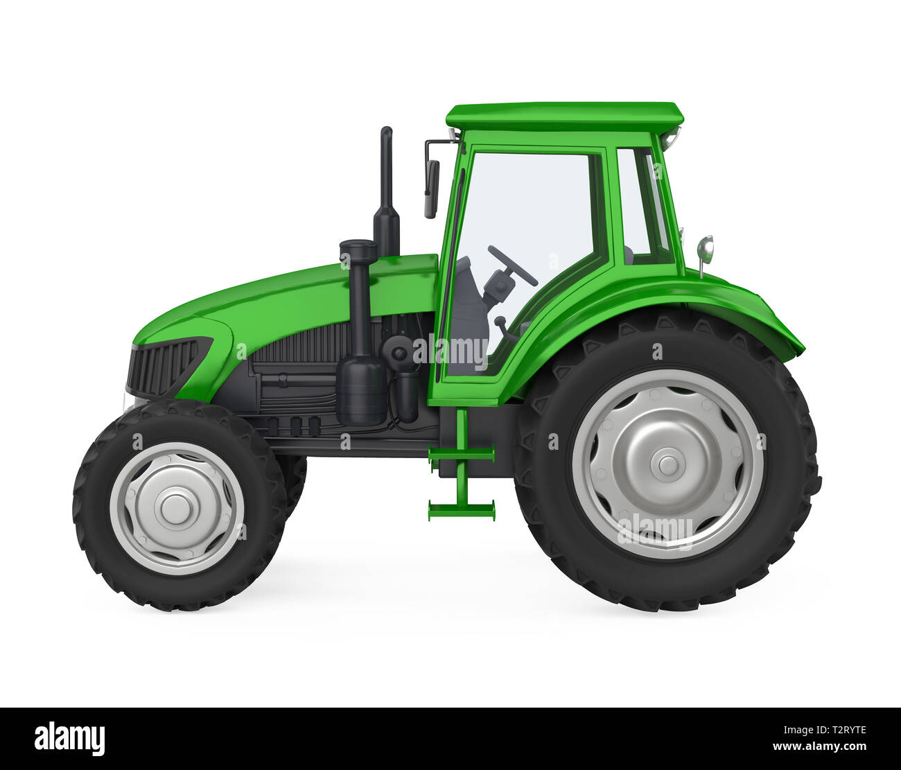 Agriculture Tractor Isolated Stock Photo - Alamy