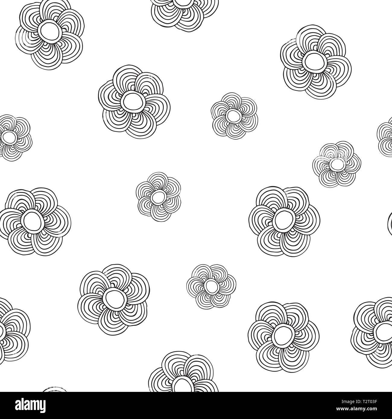 Floral seamless pattern. Plant texture for fabric, wrapping, wallpaper ...