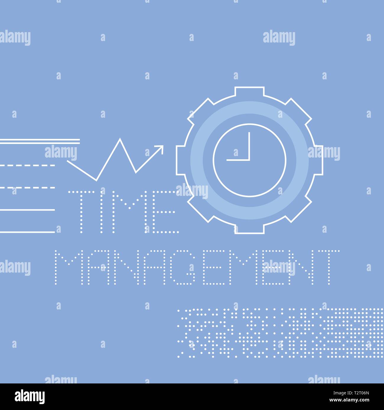 Time management icons. Business backgrounds. Vector illustration ...