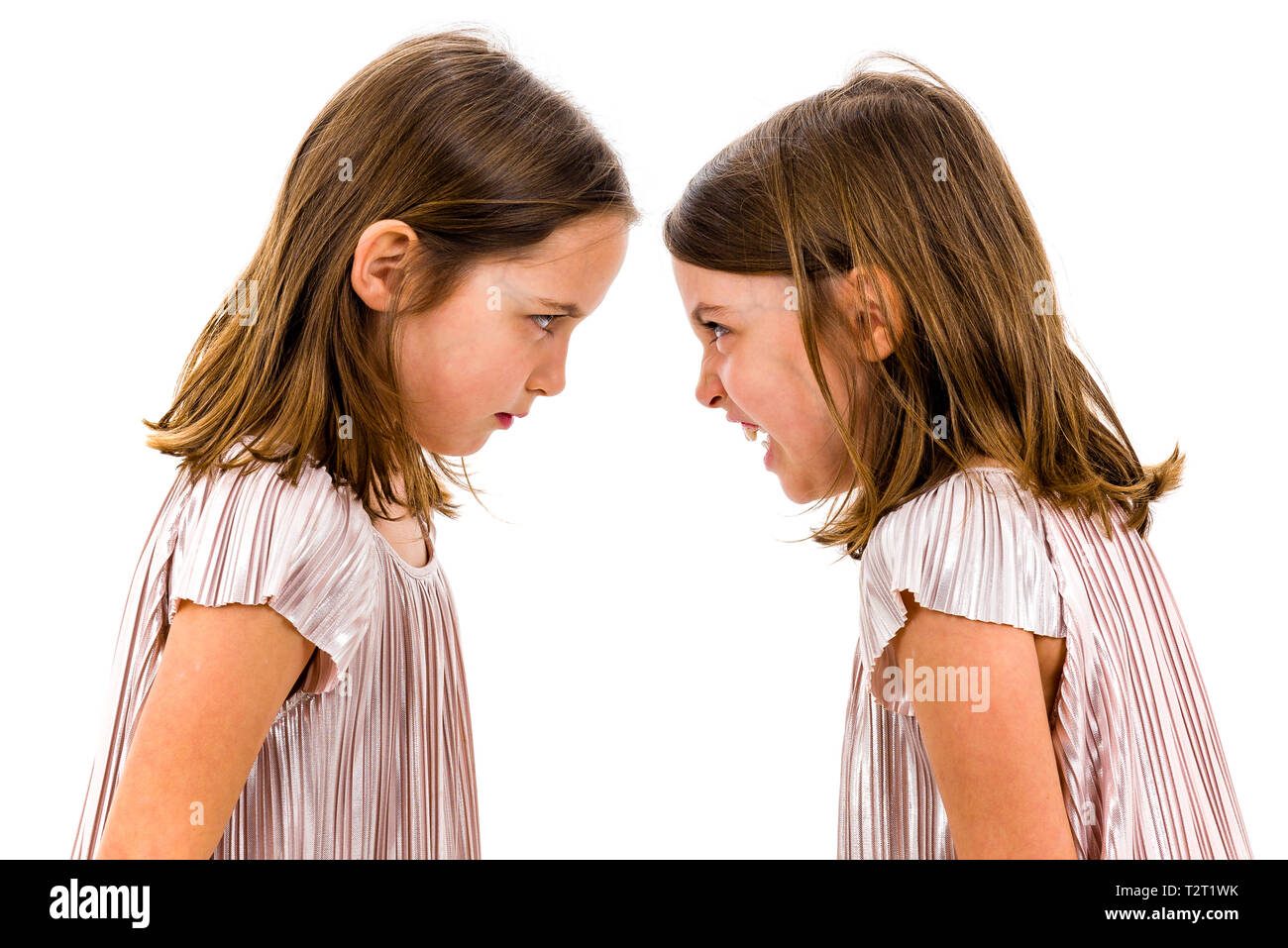 Two Kids Angry With Each Other High Resolution Stock Photography and ...