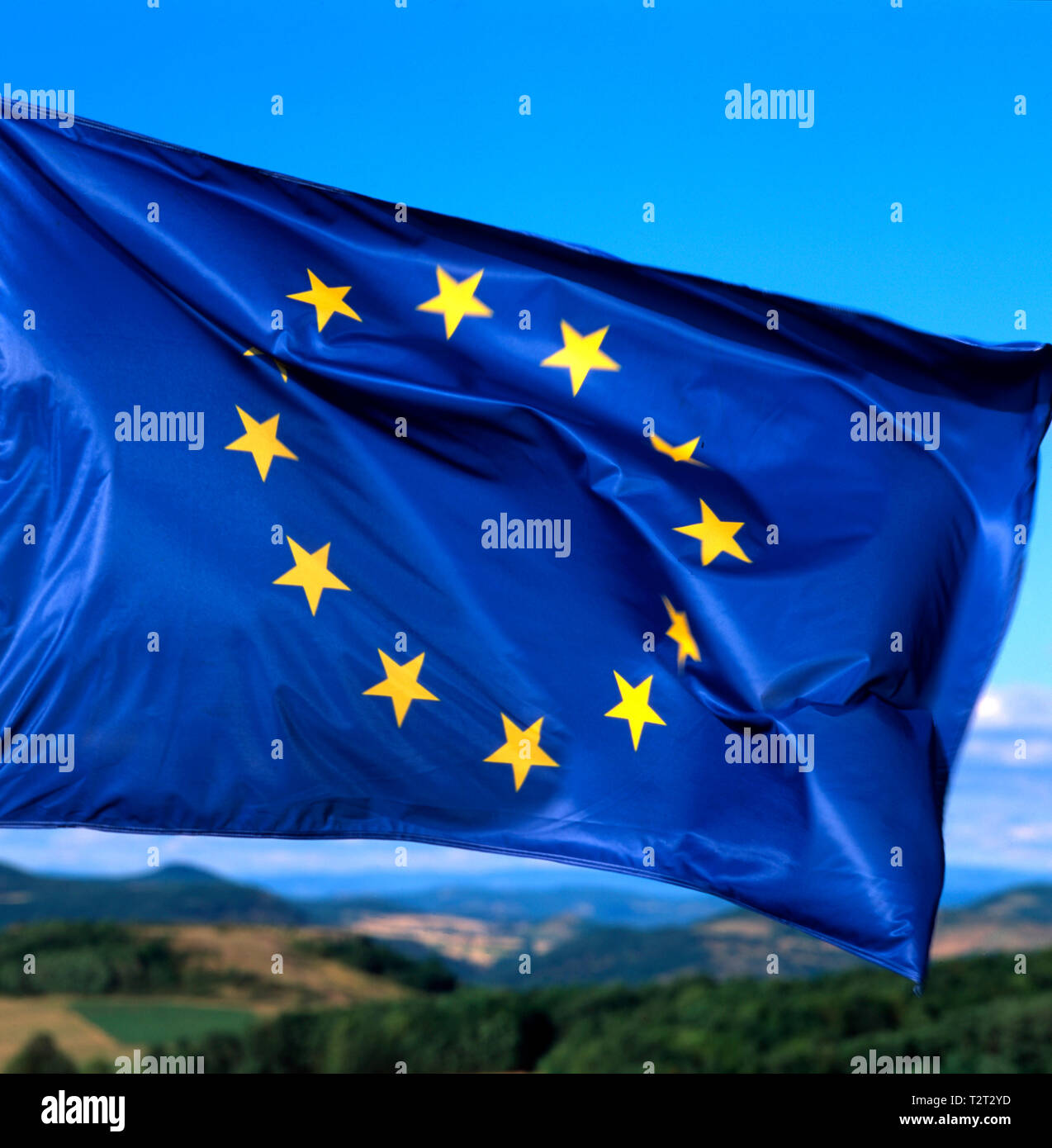 European Union flag Stock Photo - Alamy