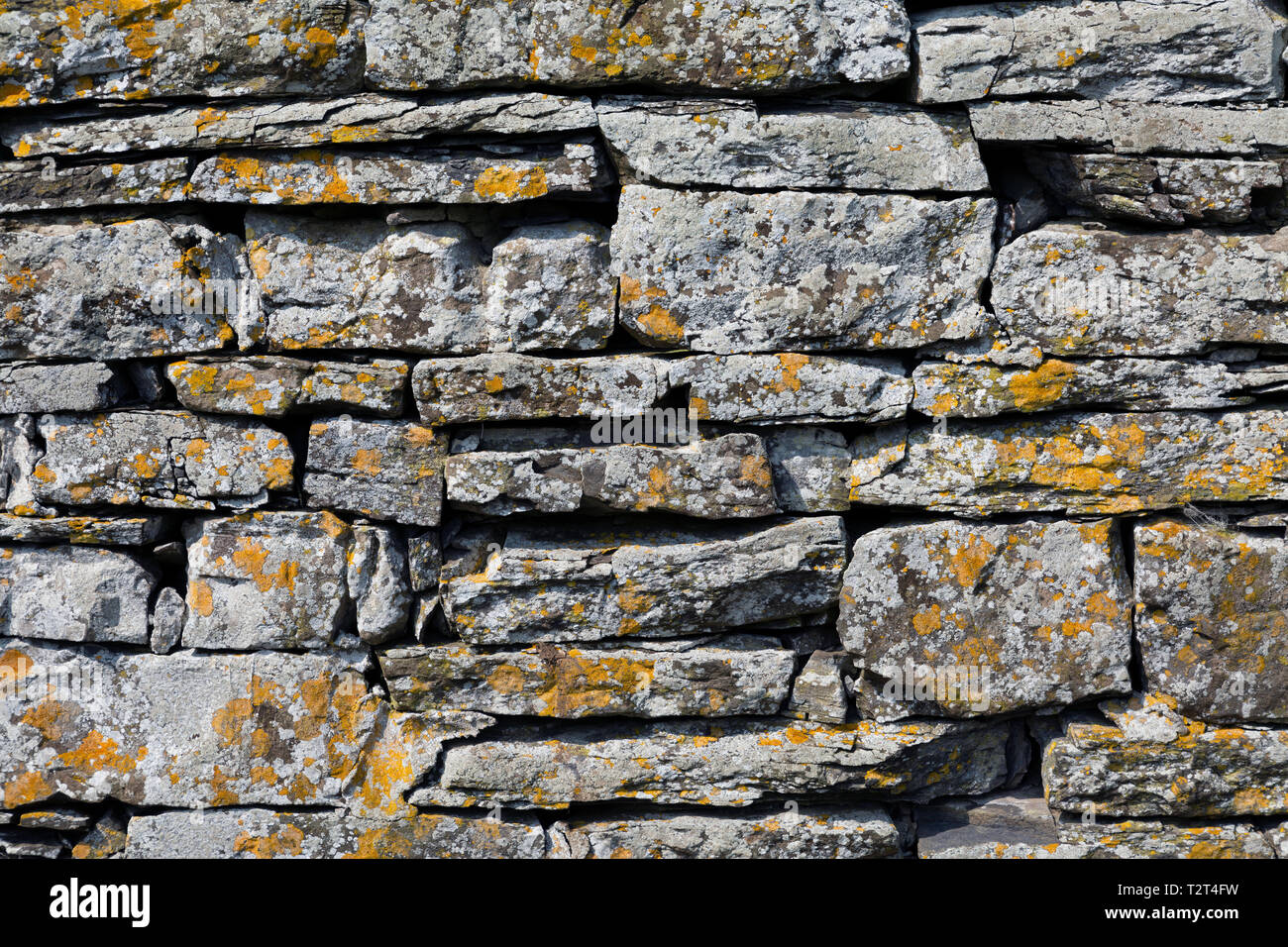 Old dry stone wall Stock Photo - Alamy