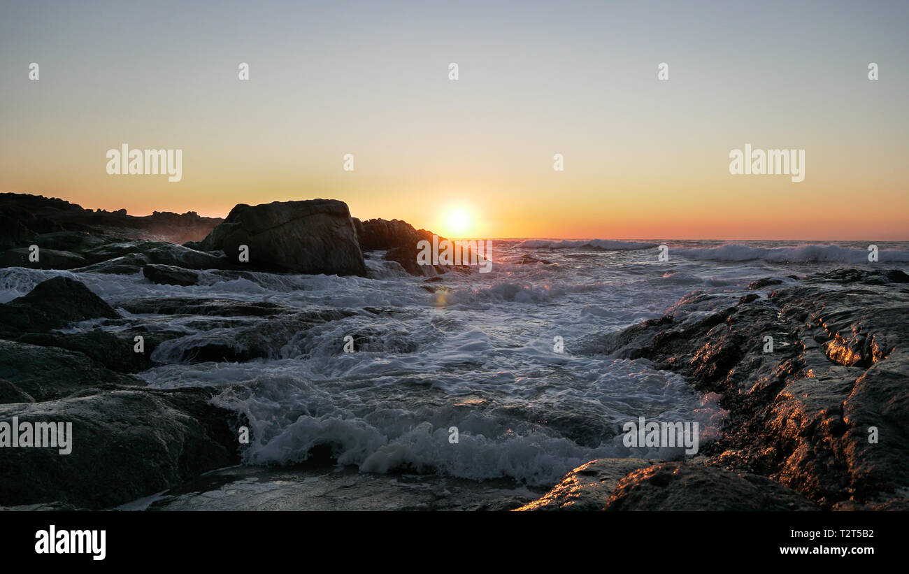 Sunset of Ramsgate beach in South Africa Stock Photo - Alamy