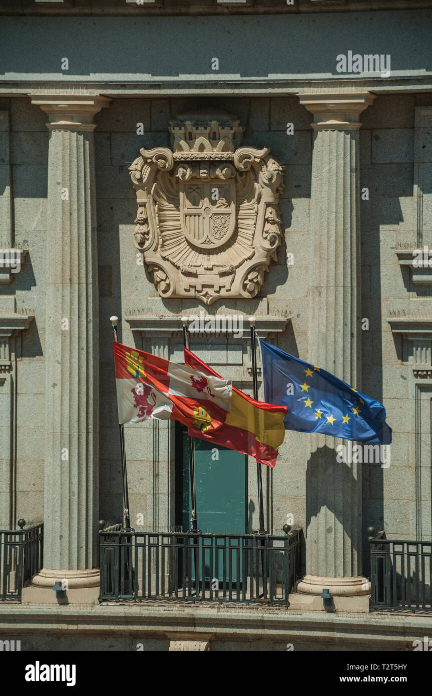 Neoclassical architecture in castile and leon hi-res stock photography ...
