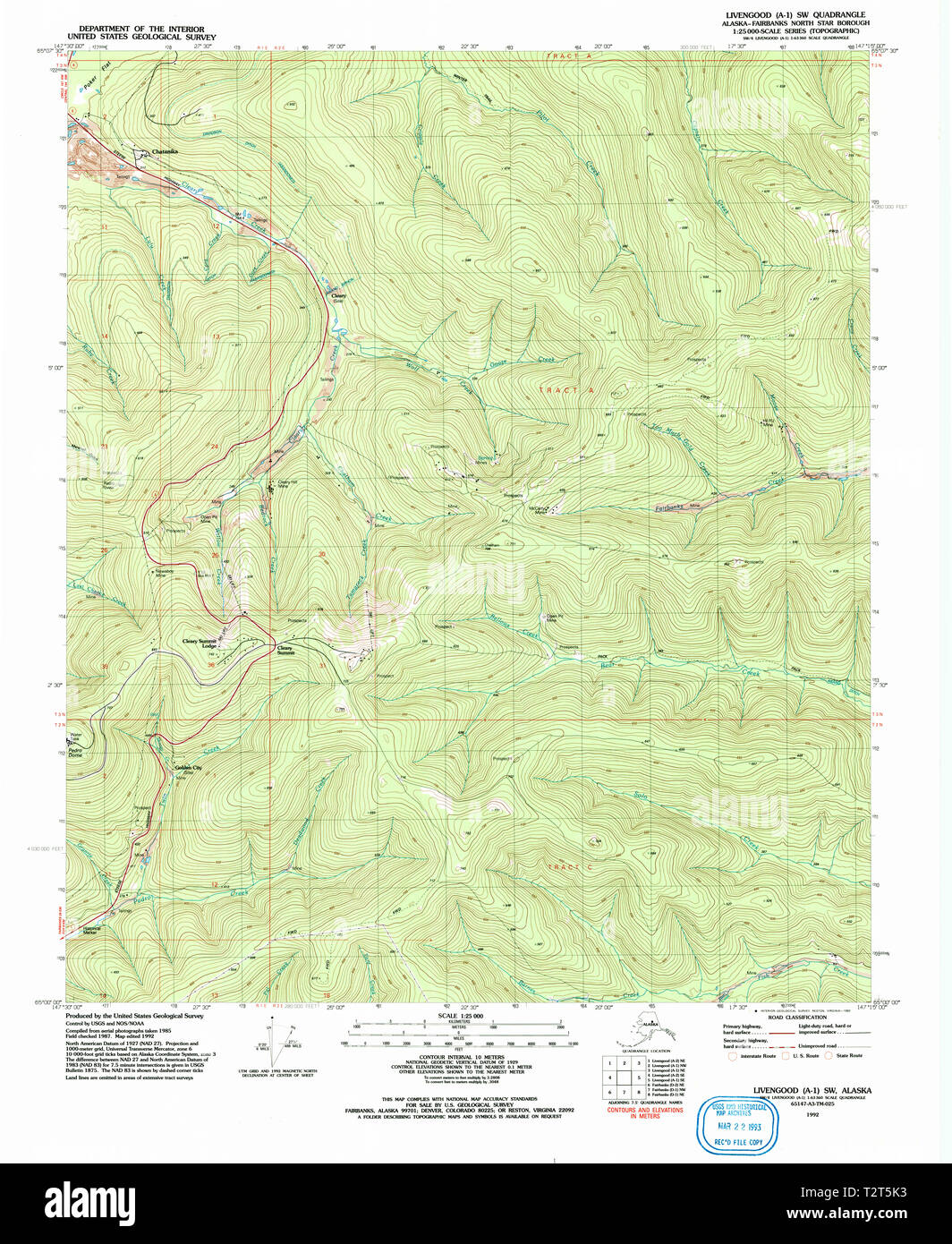 Sw alaska map hi-res stock photography and images - Alamy
