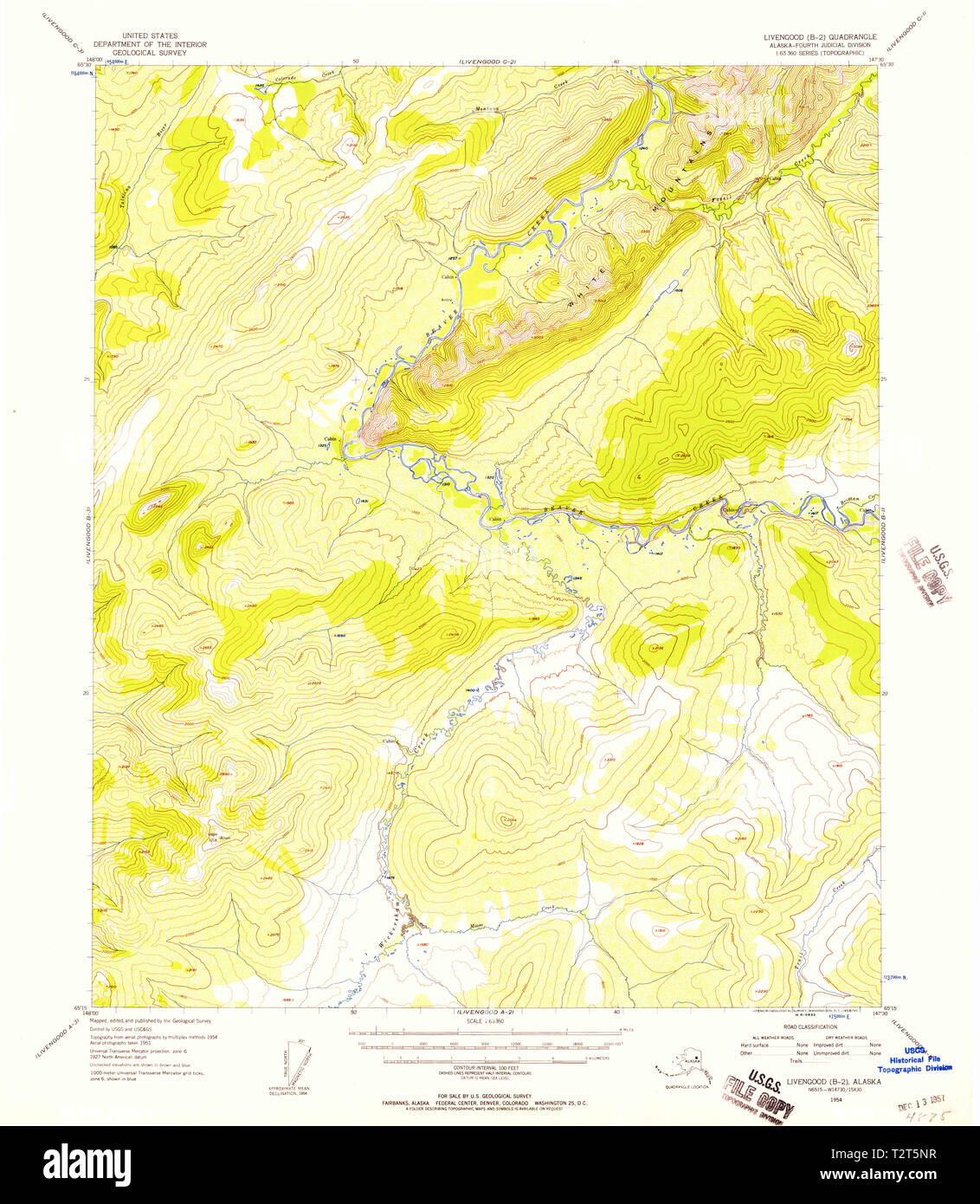 Livengood alaska map hi-res stock photography and images - Alamy