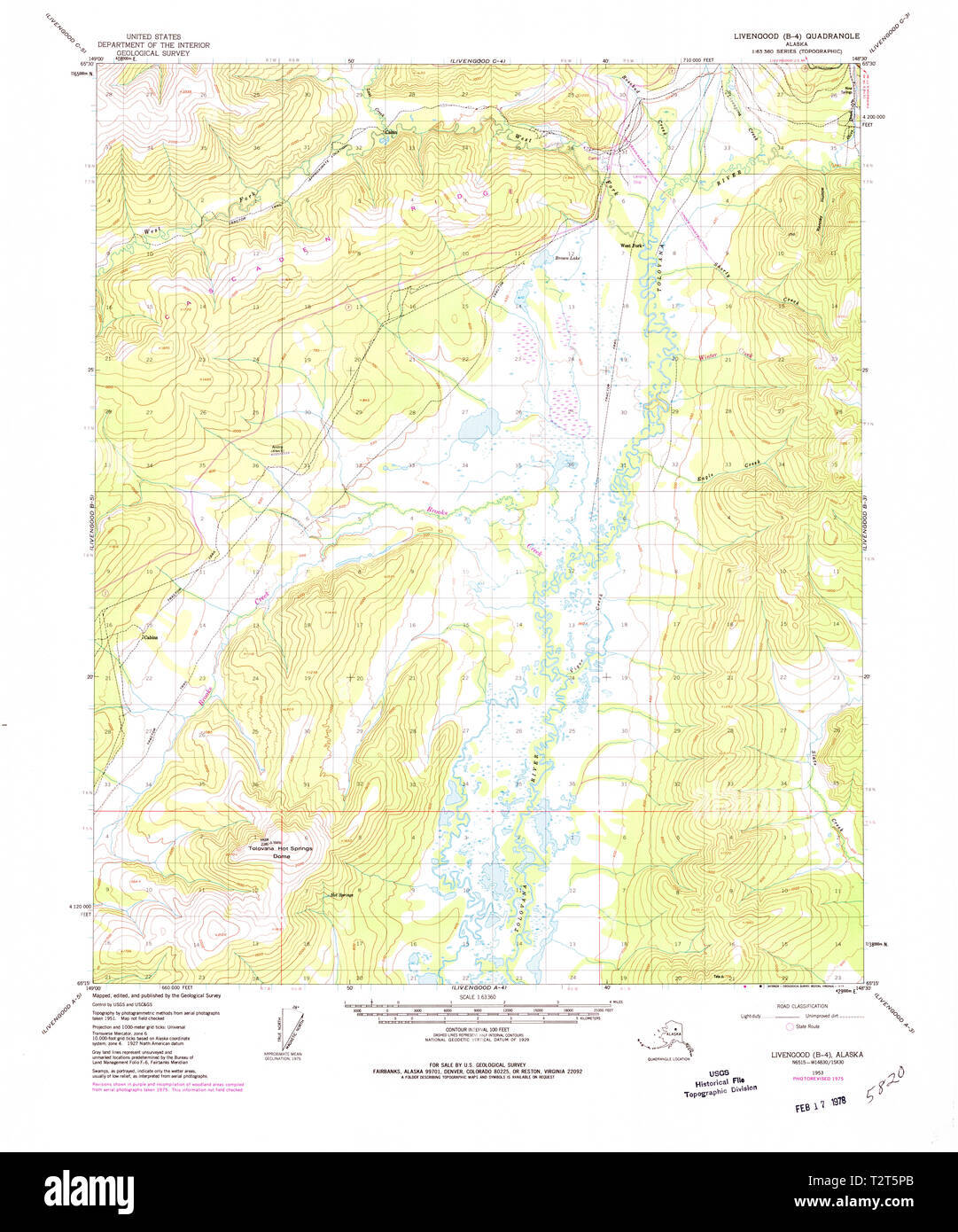 Map of livengood hi-res stock photography and images - Alamy