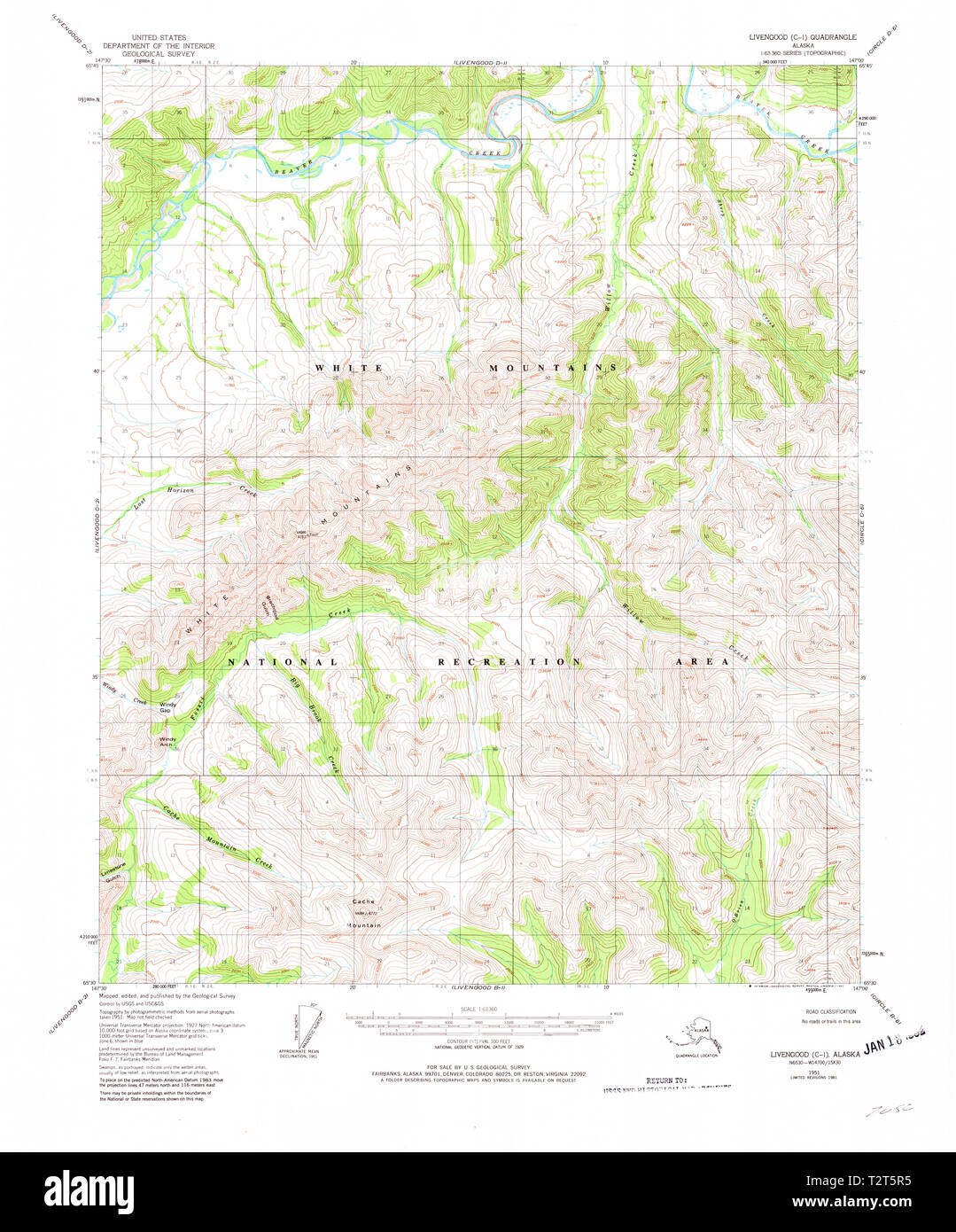 Map of livengood hi-res stock photography and images - Alamy