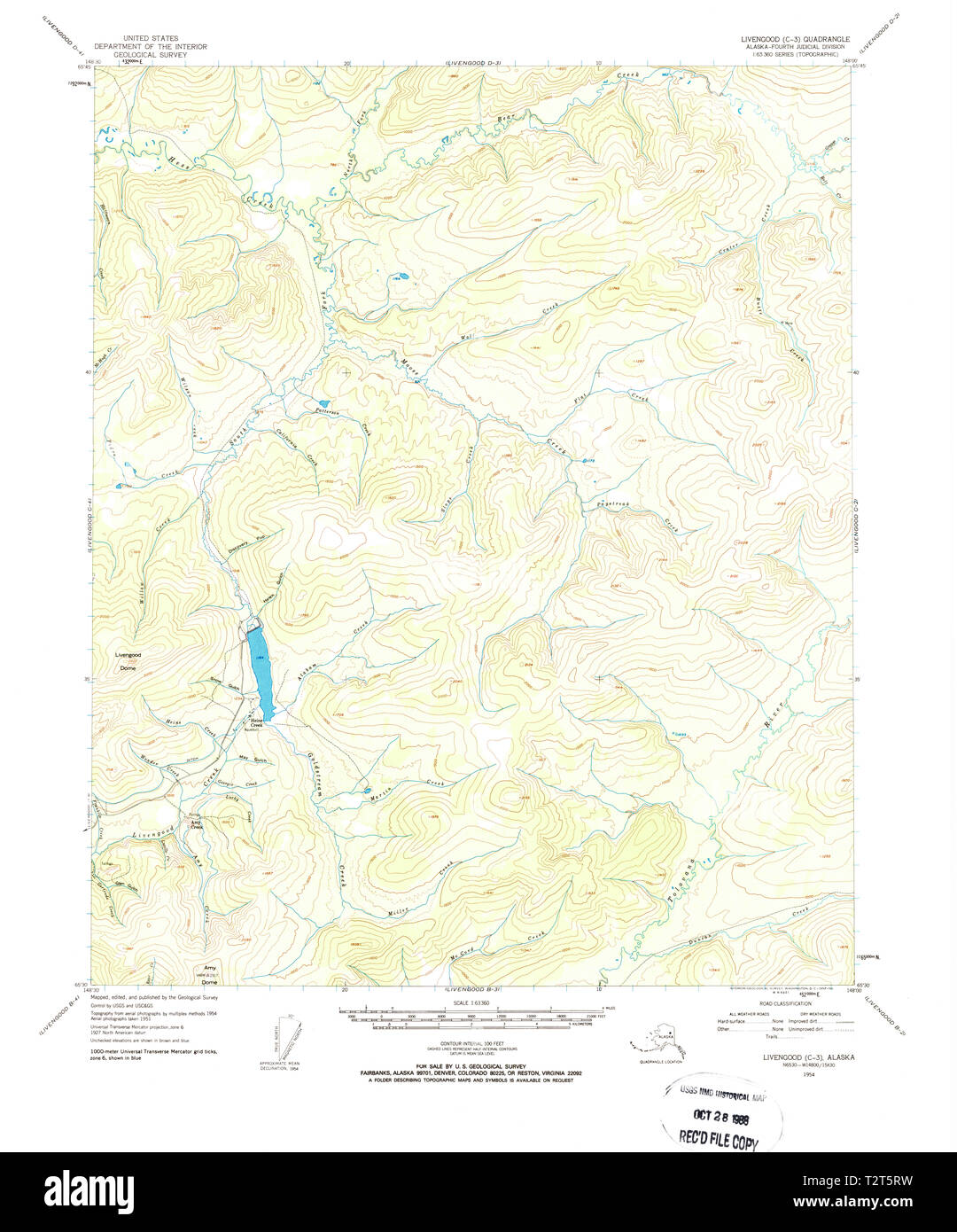 Livengood alaska map Cut Out Stock Images & Pictures - Alamy
