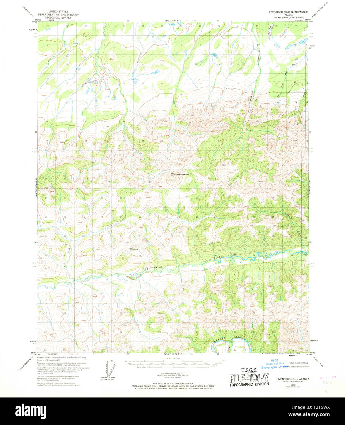 Livengood alaska map hi-res stock photography and images - Alamy