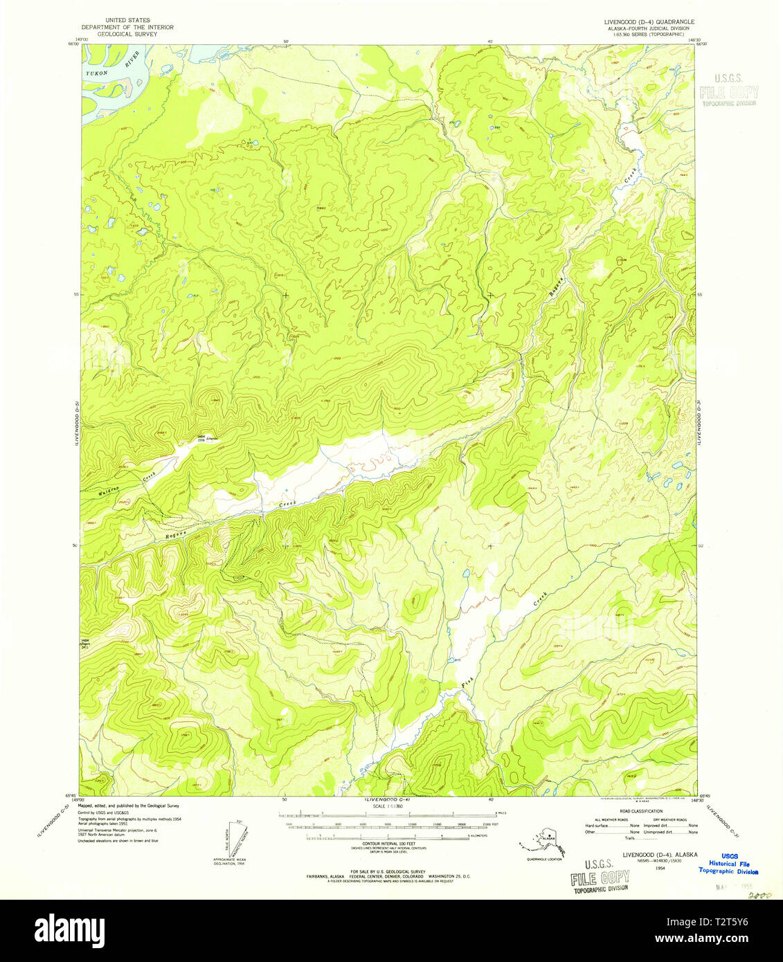 Map of livengood hi-res stock photography and images - Alamy